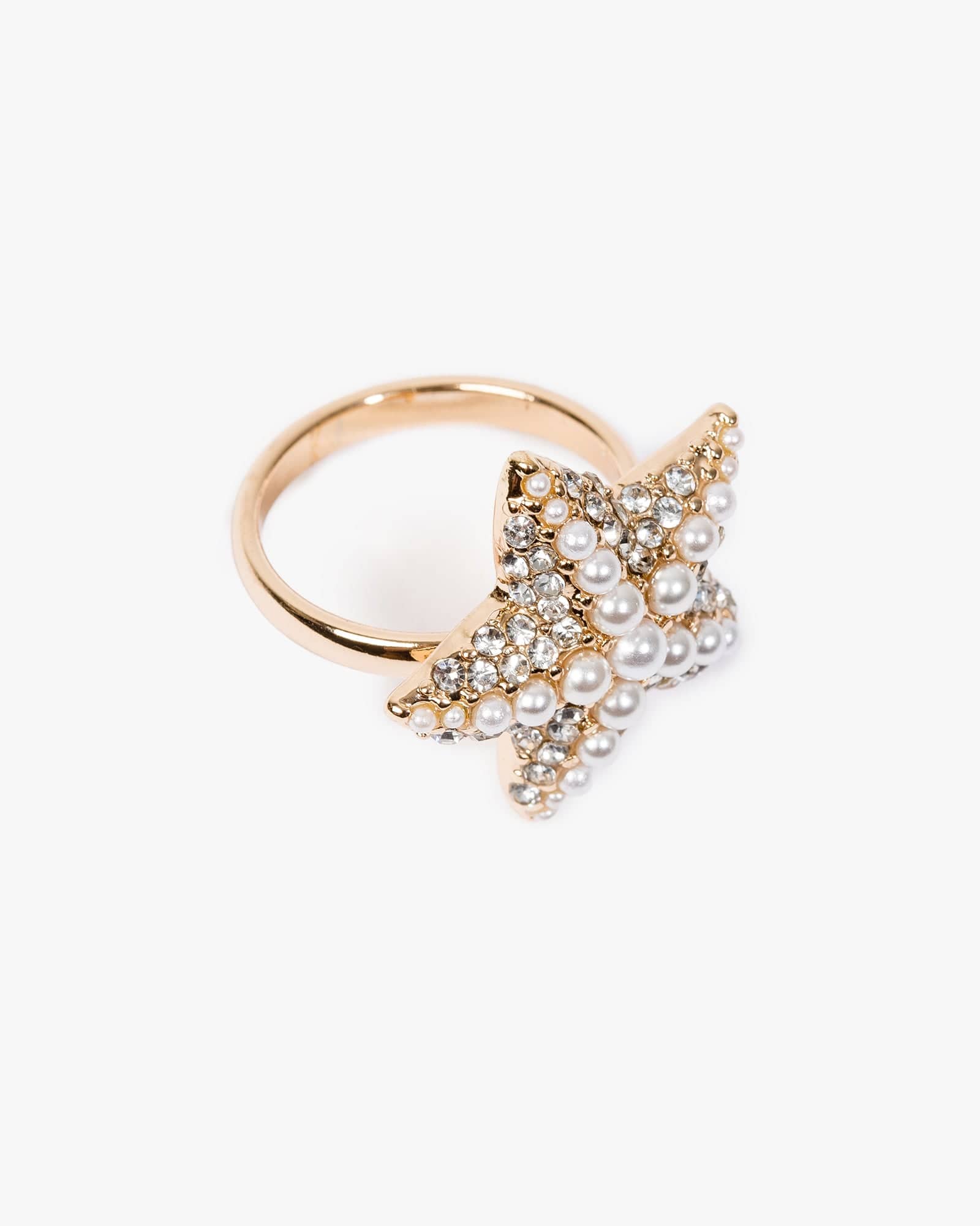 Gold Embellished Starfish Ring | colette hayman