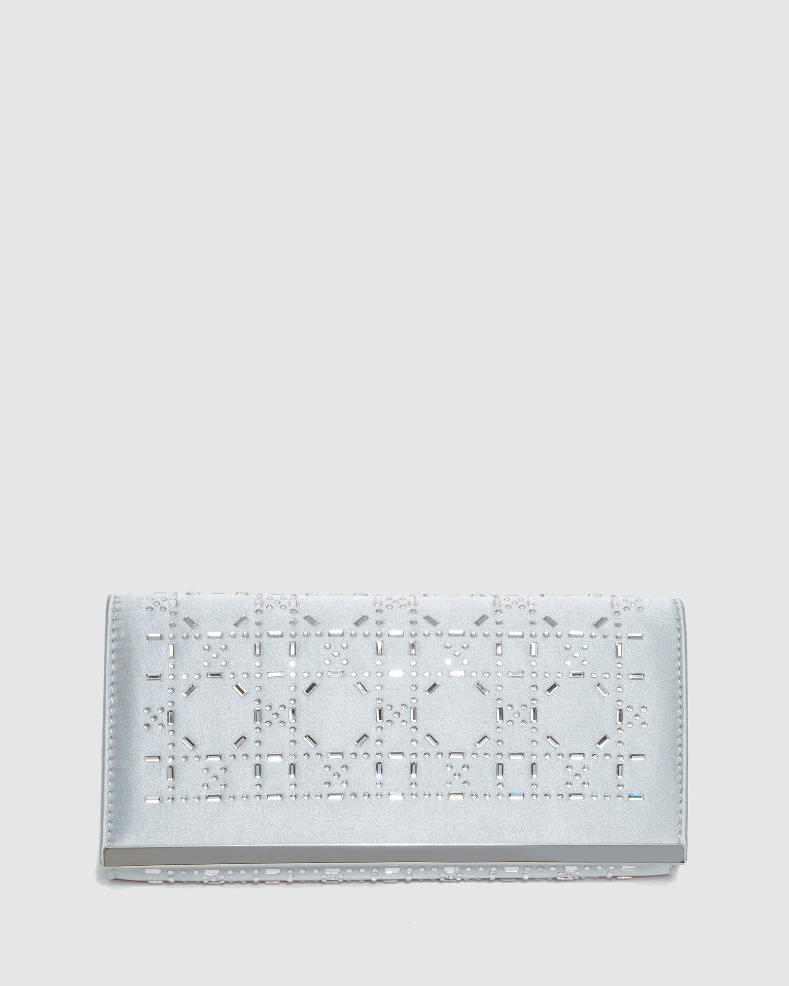 Silver Alyce Clutch Bag