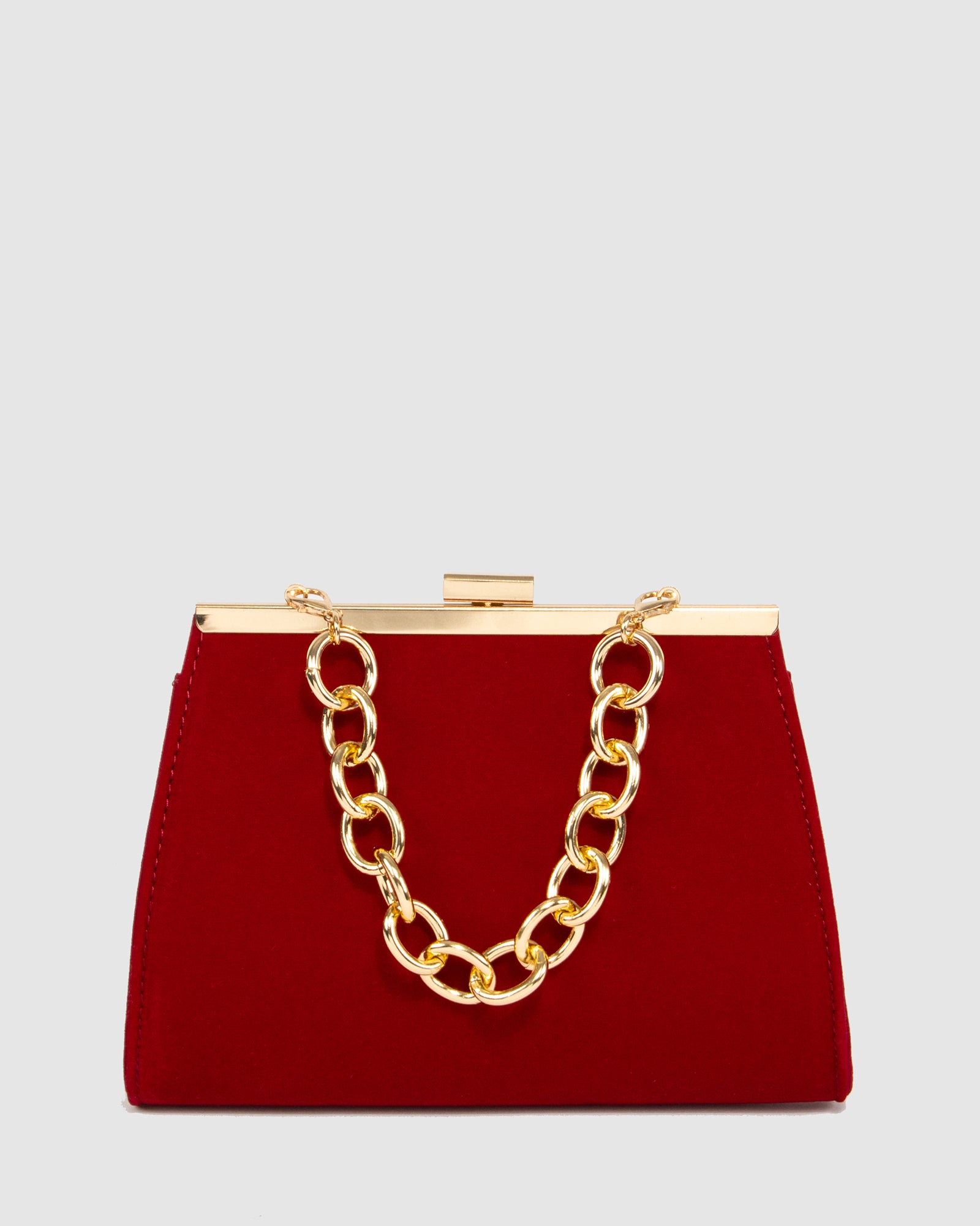 Red Crystal Top Handle Bag | colette hayman
