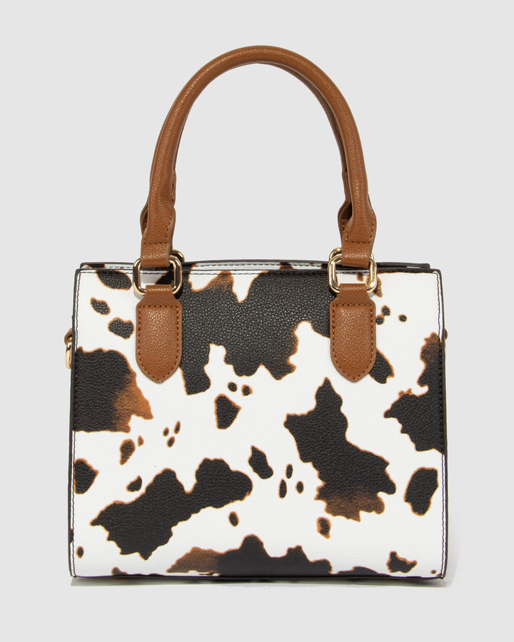 Print Sia Mini Tassel Tote