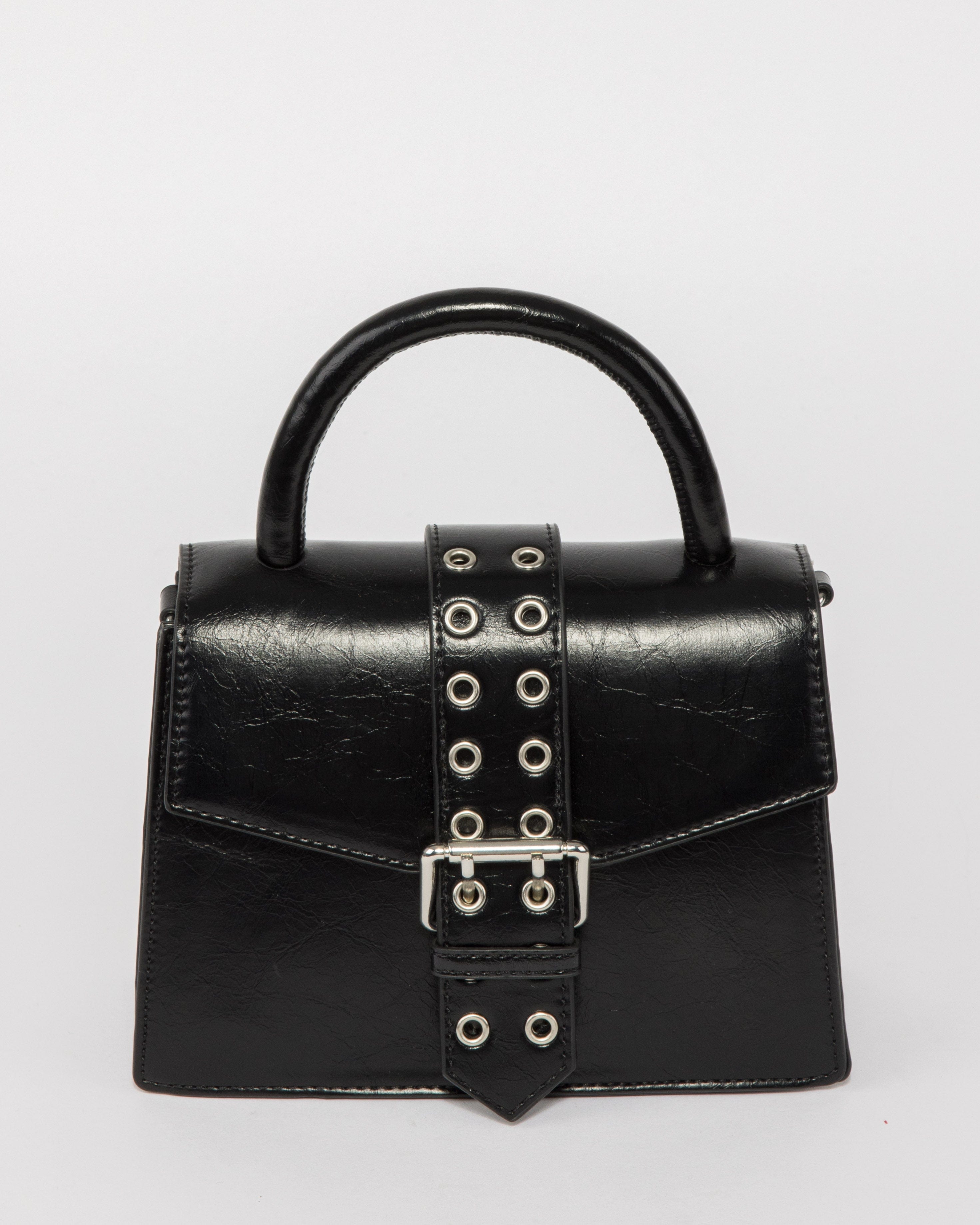 Black Eleanor Buckle Bag | colette hayman