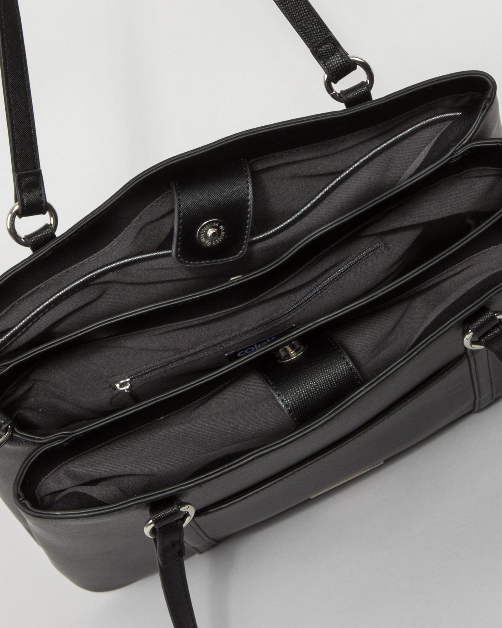 Black Lucy Large Tech Tote Bag | colette hayman
