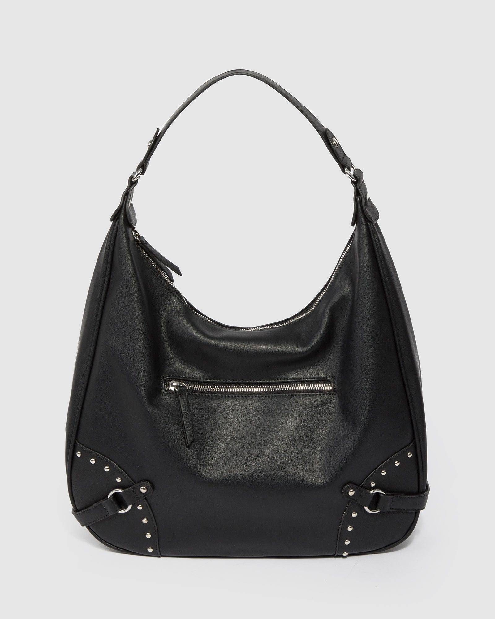 Black Molly Stud Slouch Bag | colette hayman