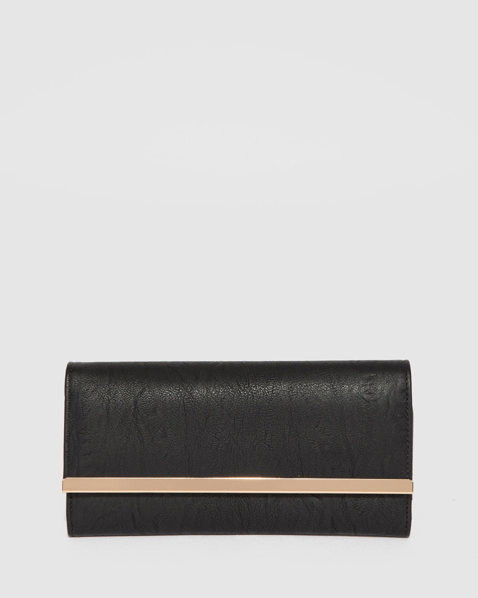 Black Natalie Edge Bar Wallet