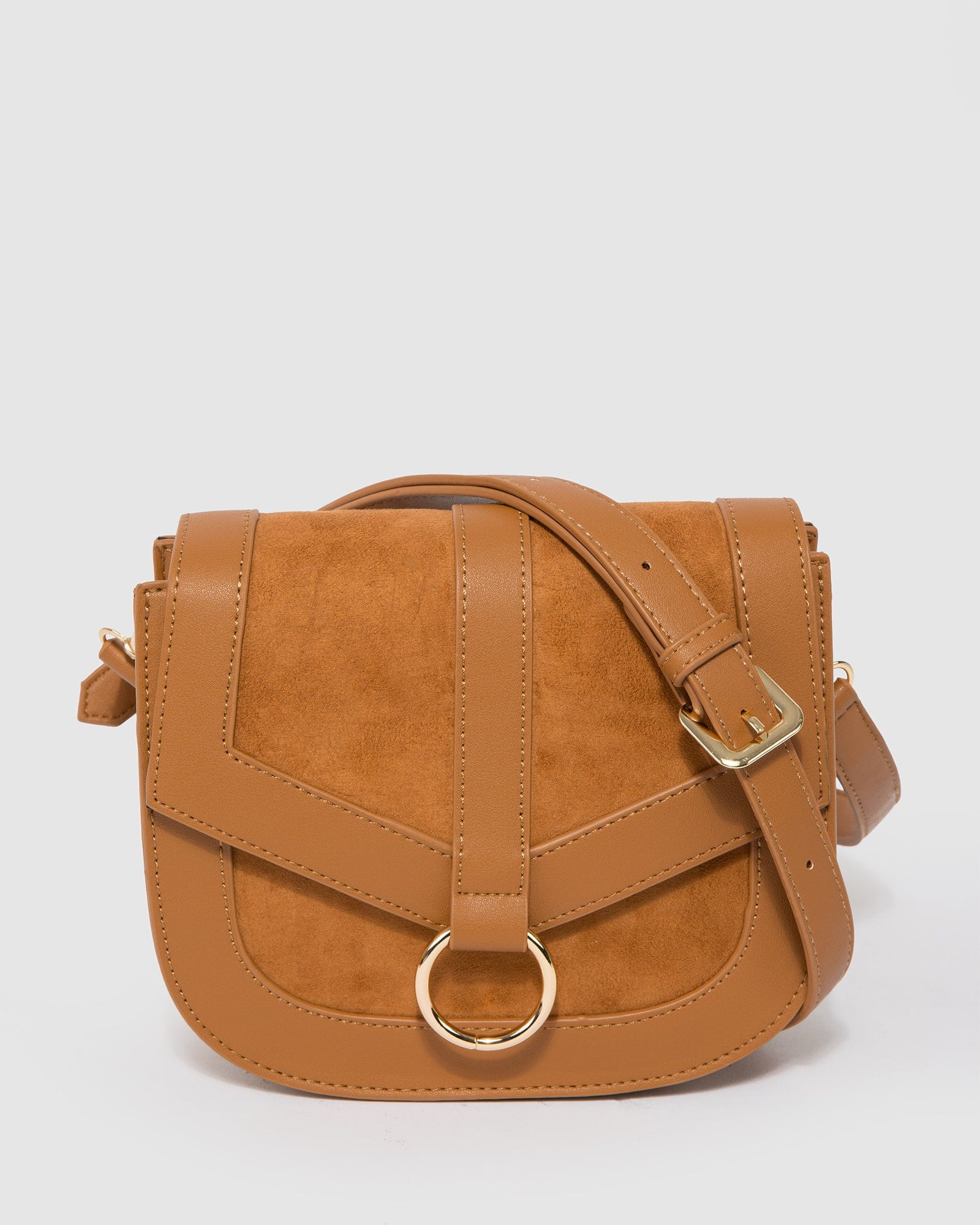 Brown Faye Ring Crossbody Bag | colette hayman