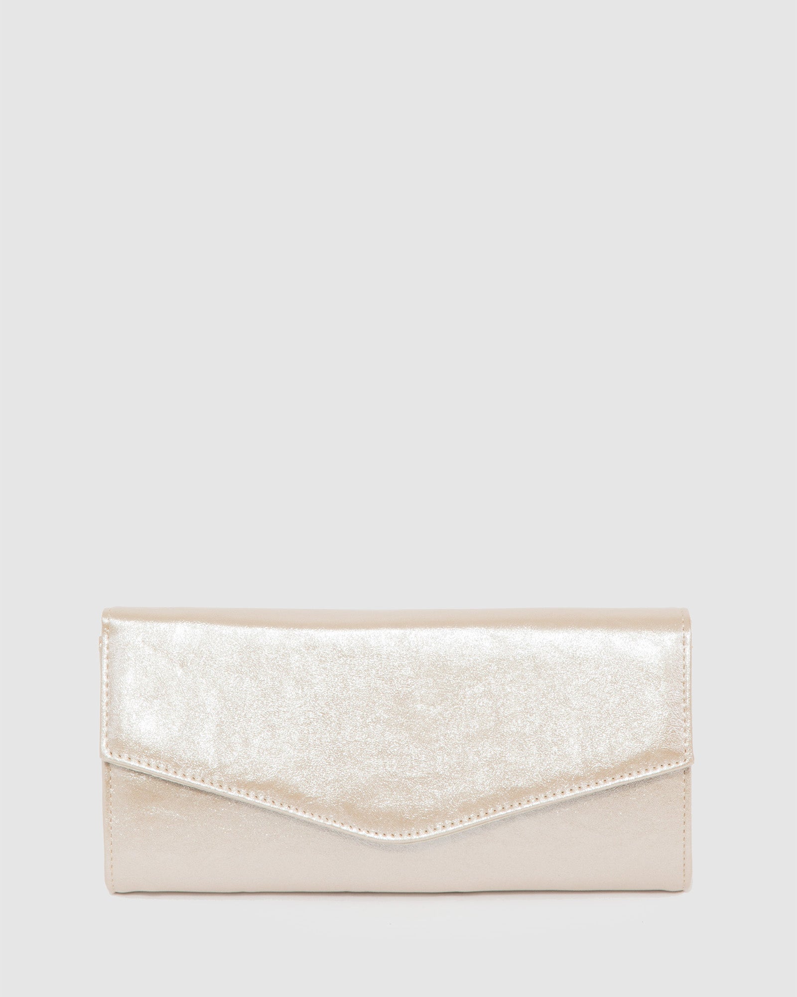 Gold Breena Envelope Clutch Bag | colette hayman