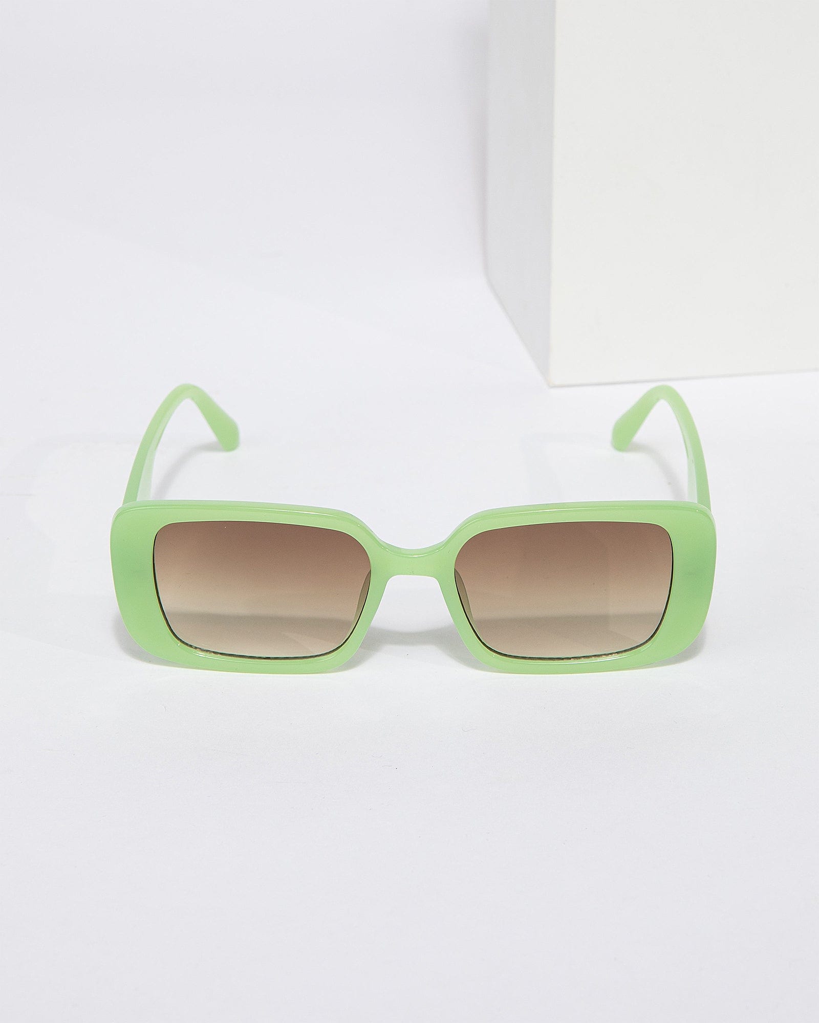 Green Rectangle Thin Framed Sunglasses | colette hayman