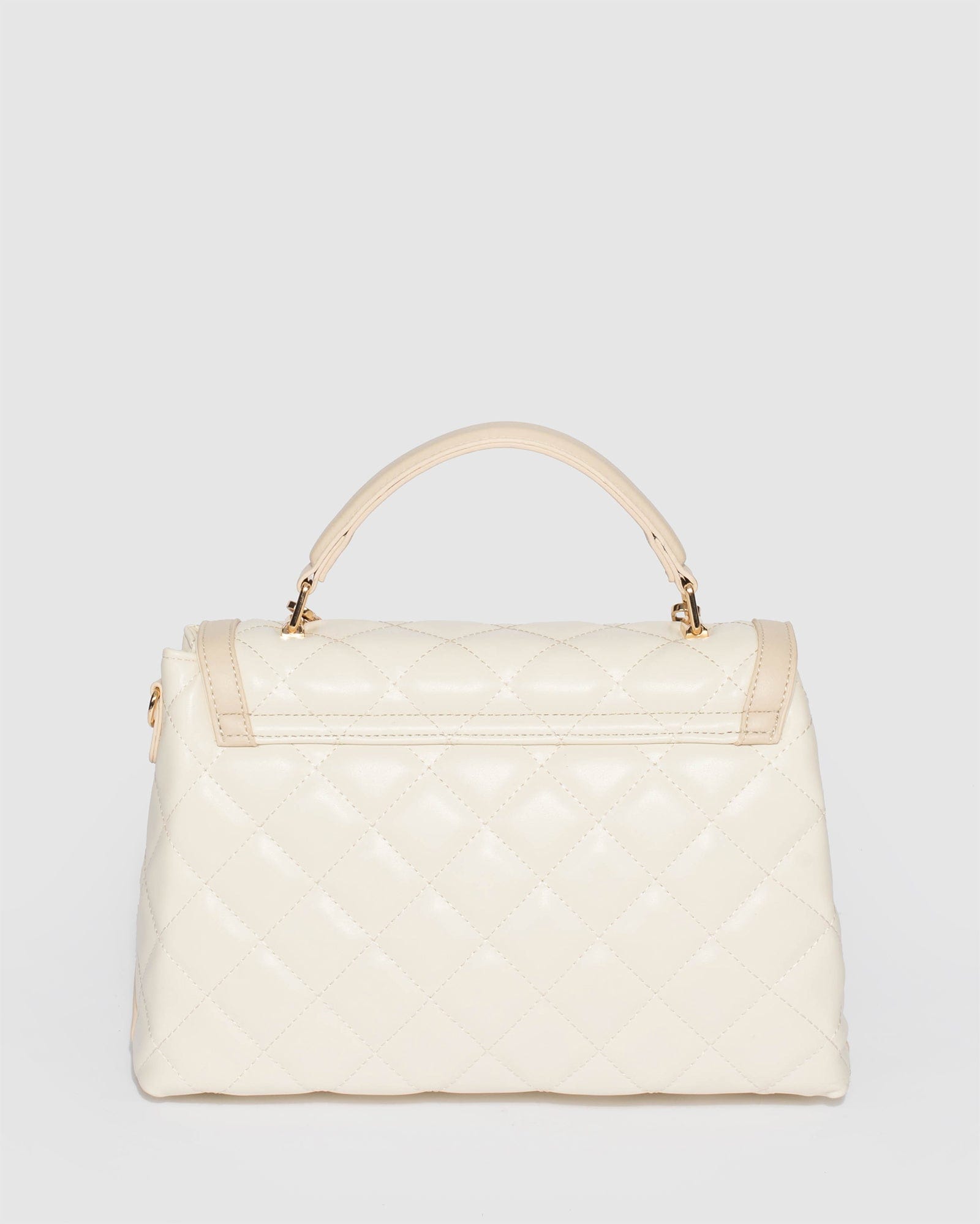 Ivory Asma Panel Quilt Bag Online | Colette Hayman