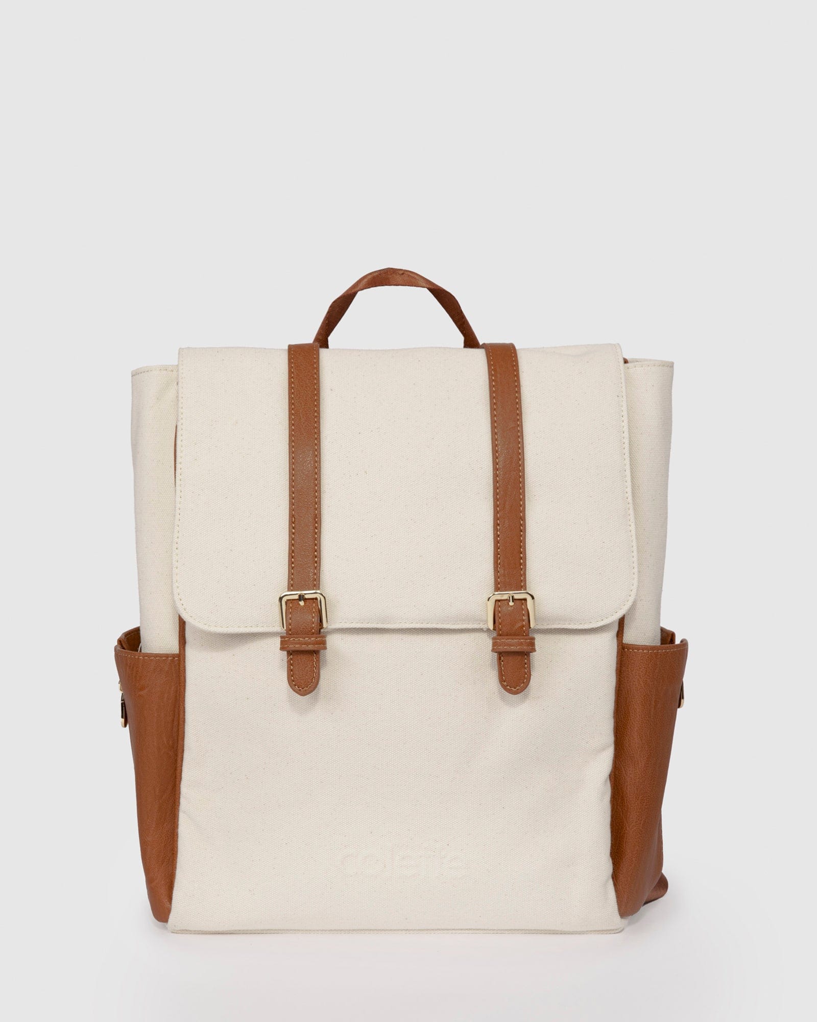 Canvas Leather | Ivory Rosie Canvas Travel Backpack | AU