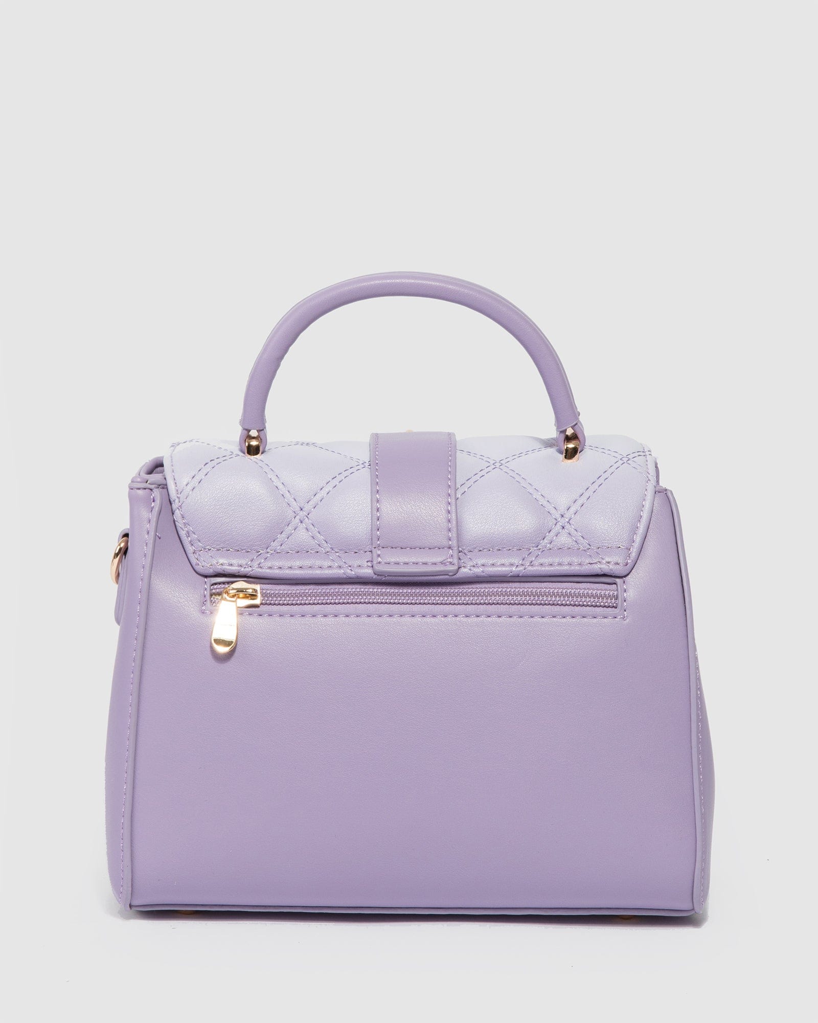 Lilac Alix Lock Top Handle Bag | colette hayman