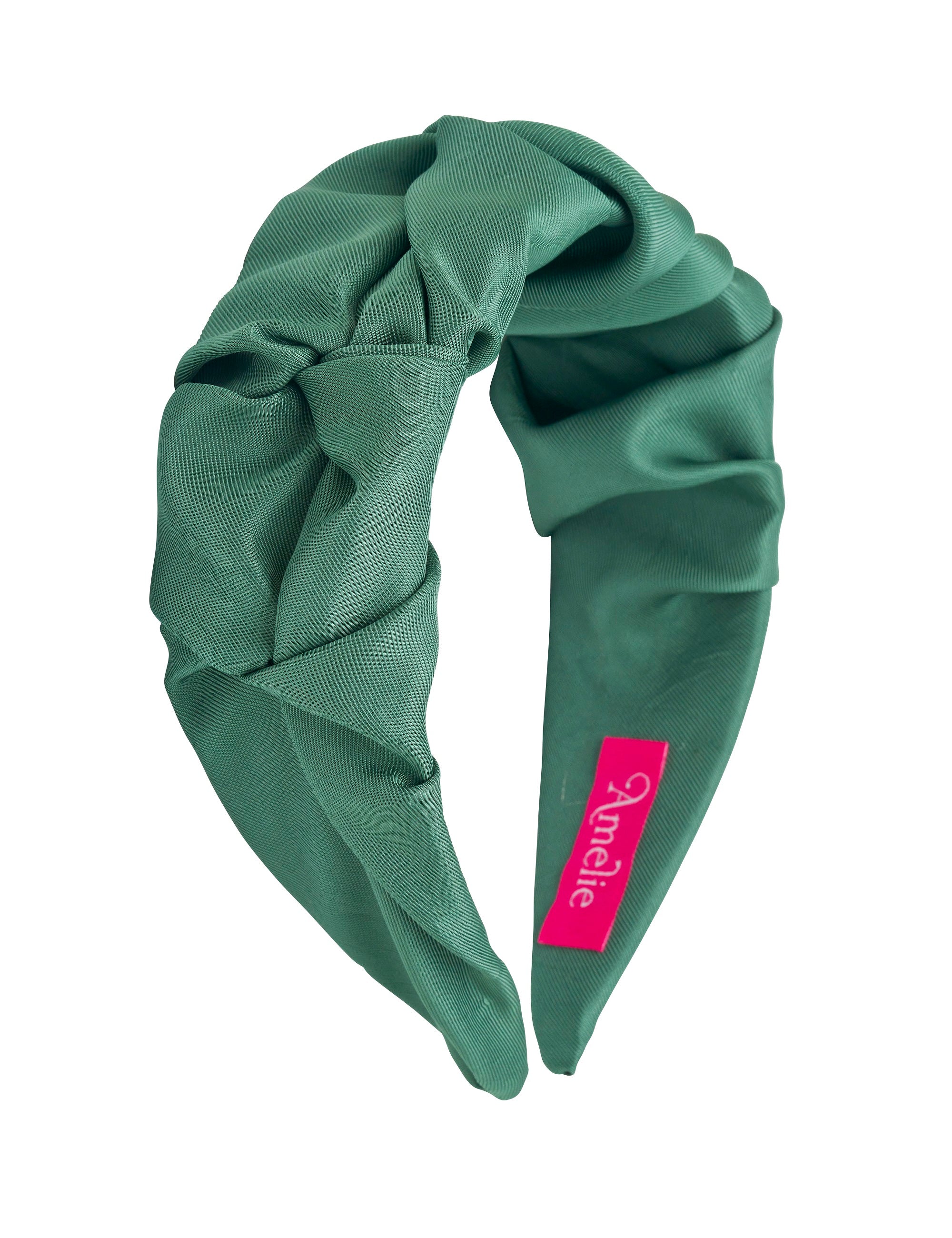 RUFFLE SATIN HEADBAND