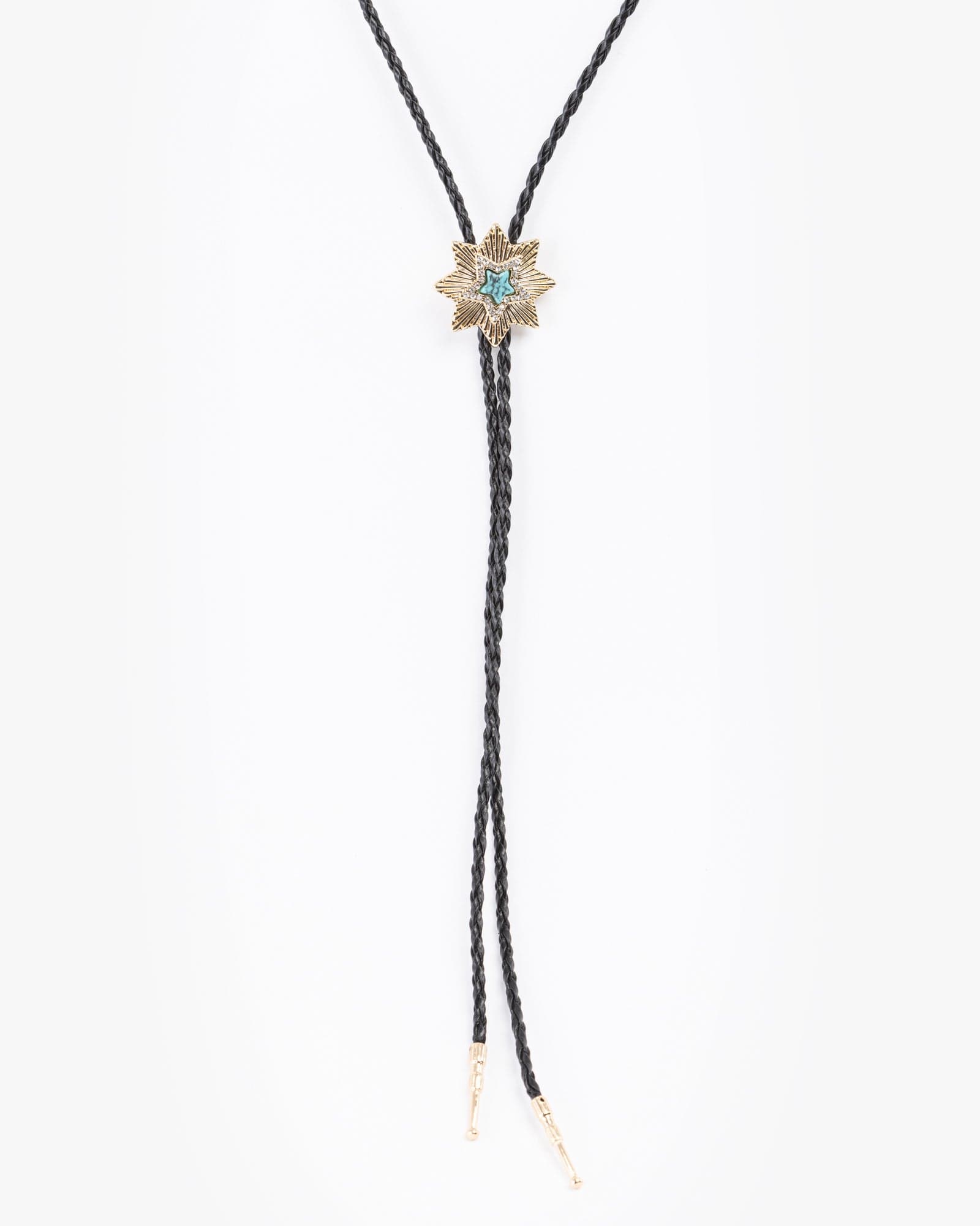Multi Colour Star Pendant Cord Lariat Necklac | colette hayman
