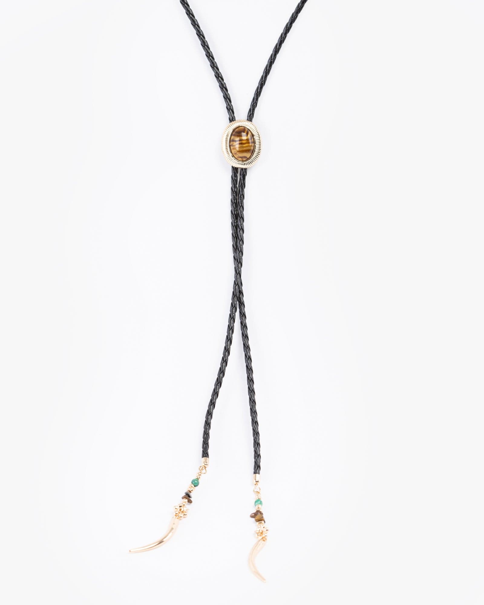 Multi Colour Western Style Cord Lariat Necklace | colette hayman