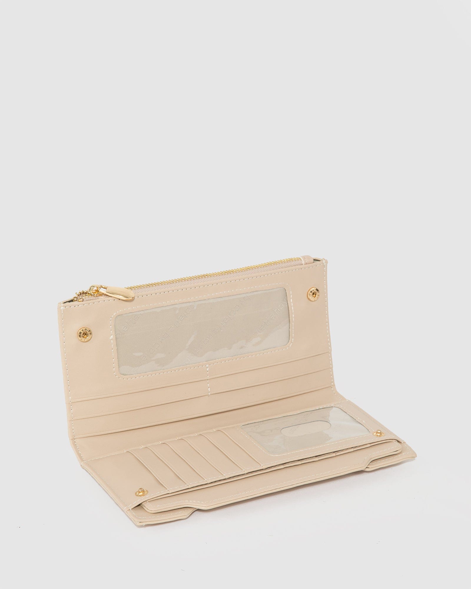 Natural Removable Card Section Wallet | colette hayman