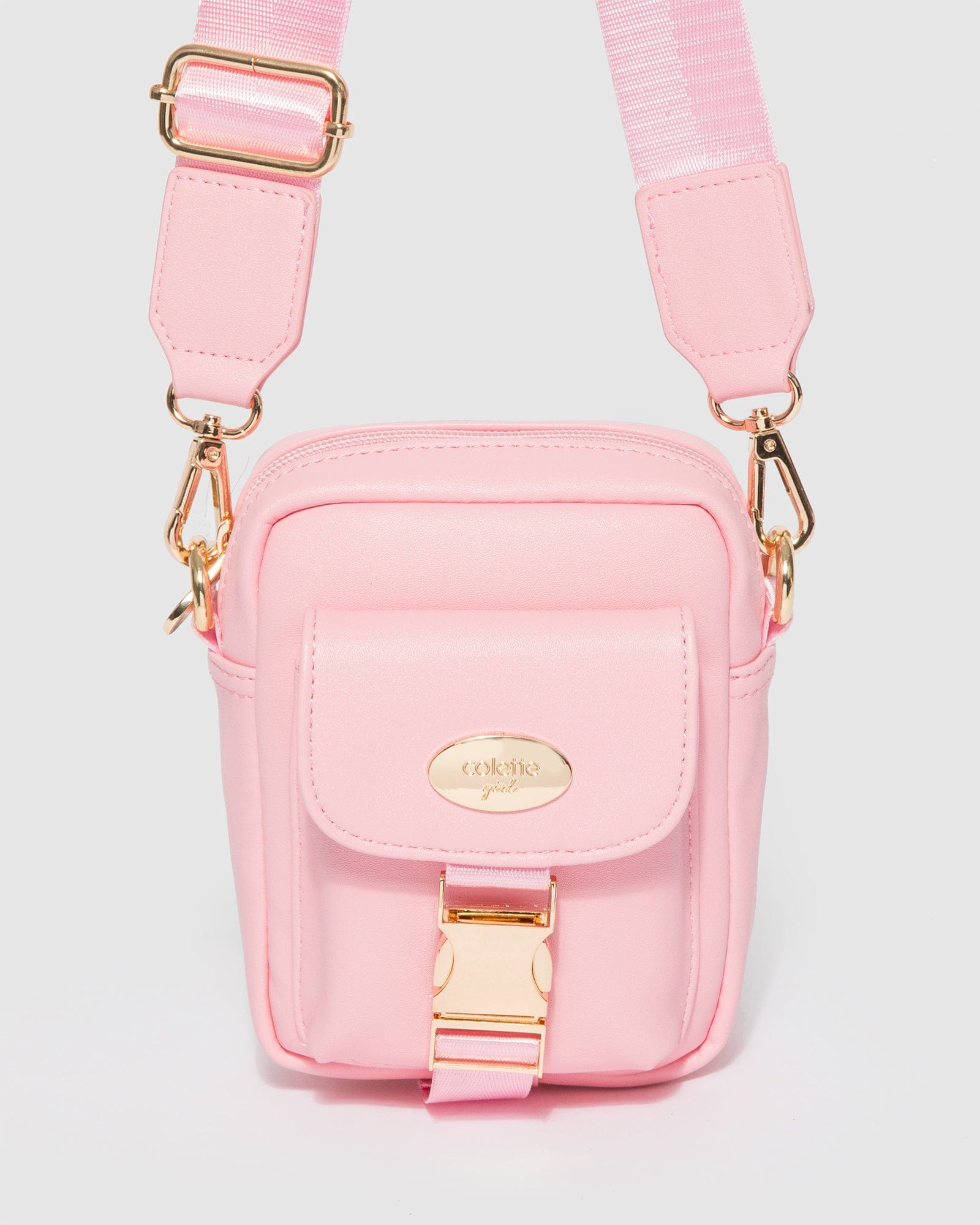 Pink Emma Lock Crossbody Bag | colette hayman – colette by colette hayman