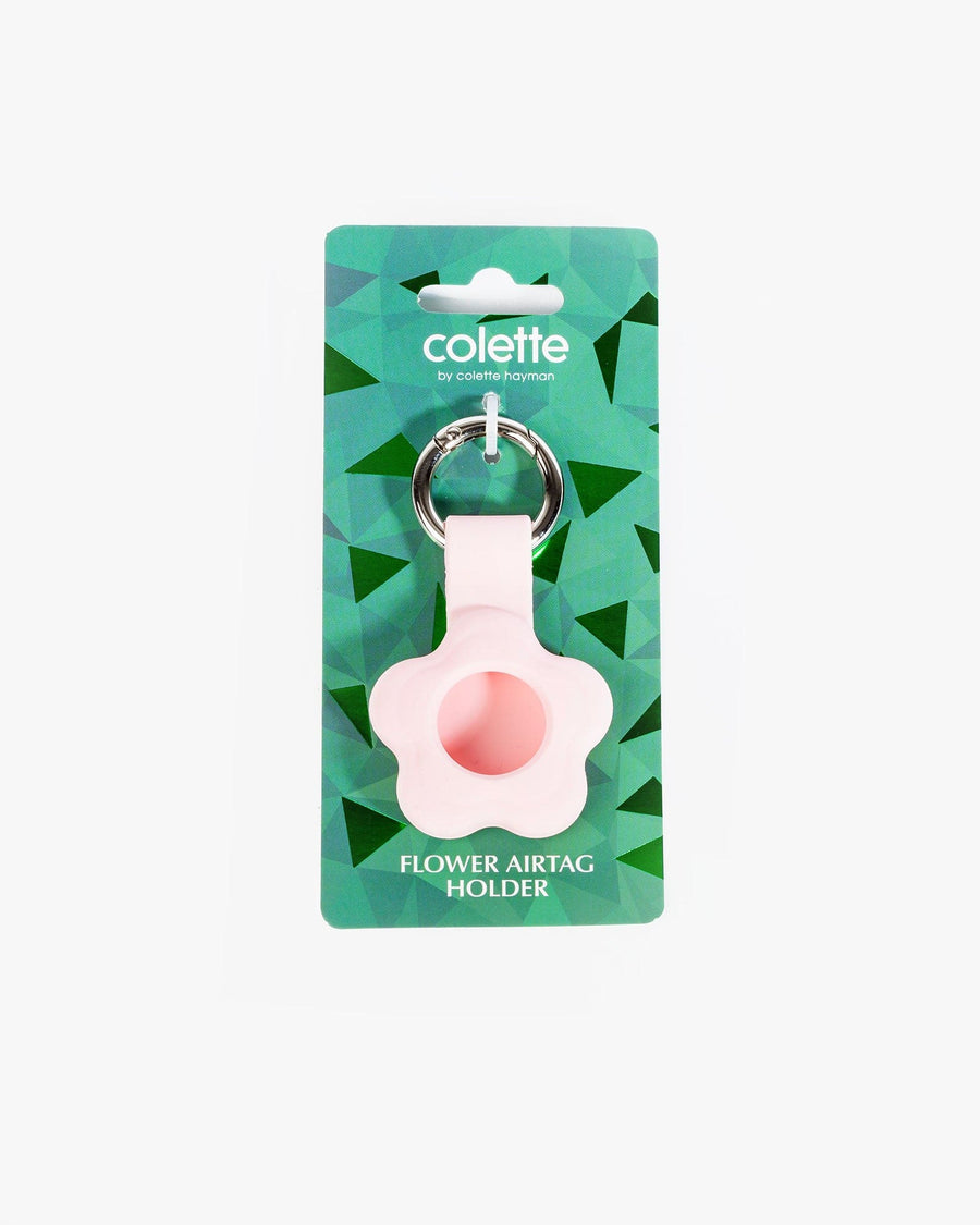 Pink Flower Airtag Holder | colette hayman