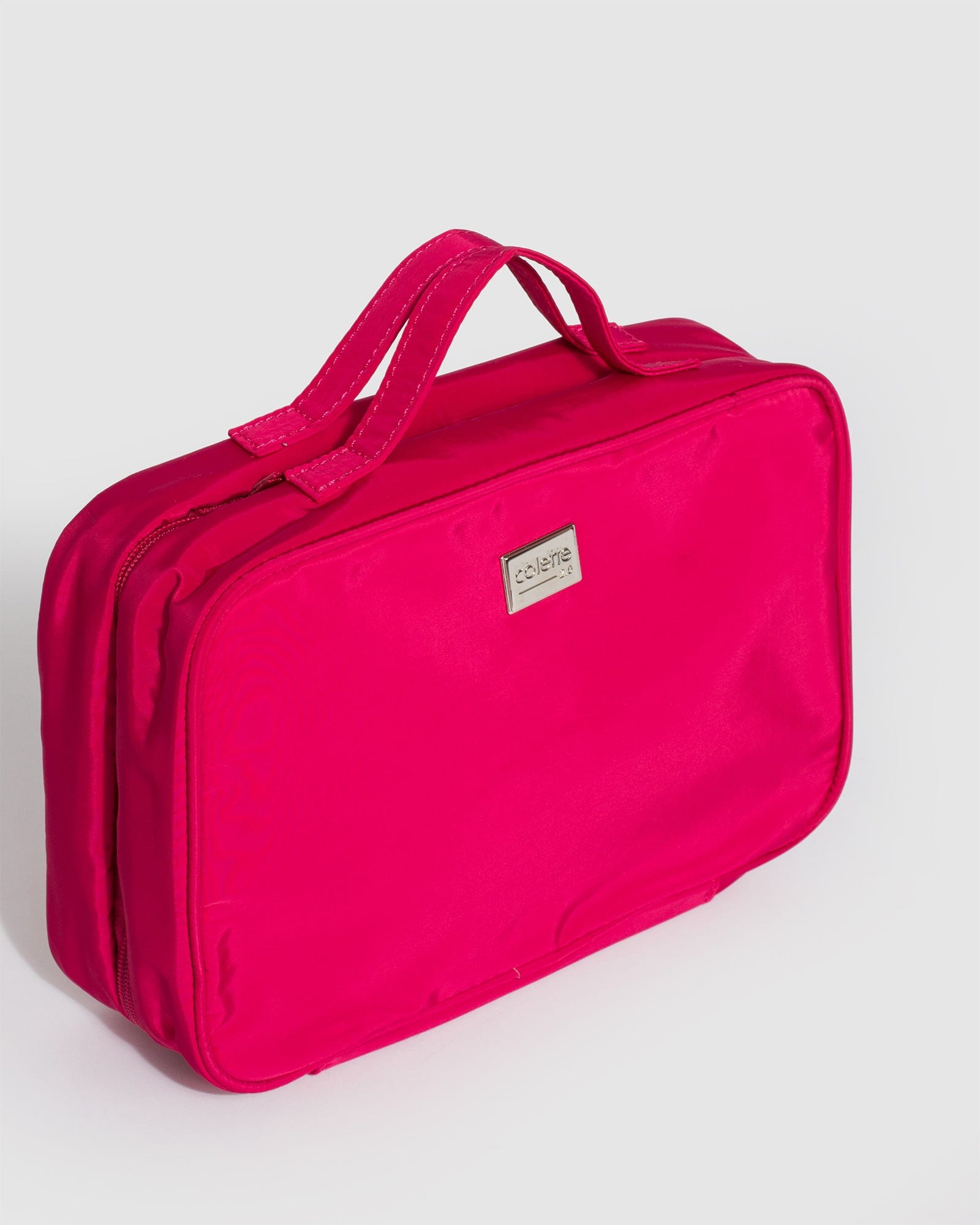 Pink Fold Out Cosmetic Case Online | Colette Hayman