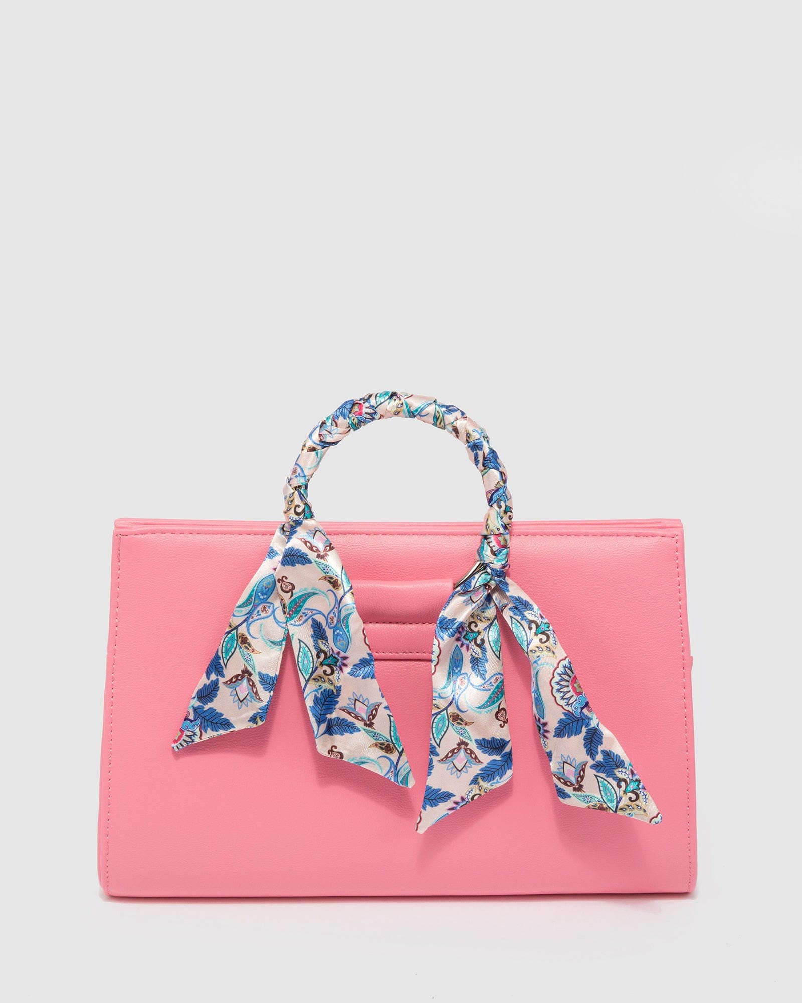 Pink Maggie Scarf Clutch Bag
