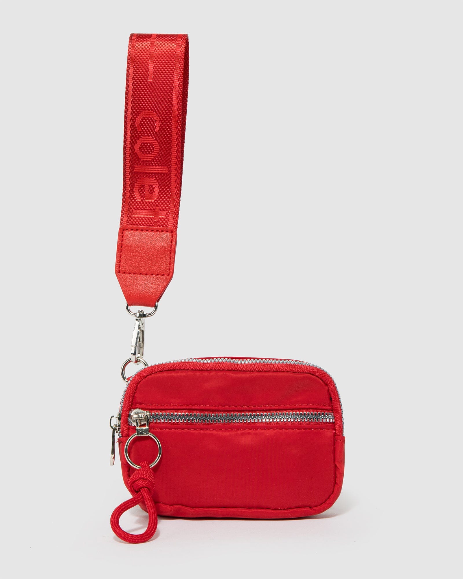 Red Elly Sport Wristlet Clutch Bag Purse | colette hayman