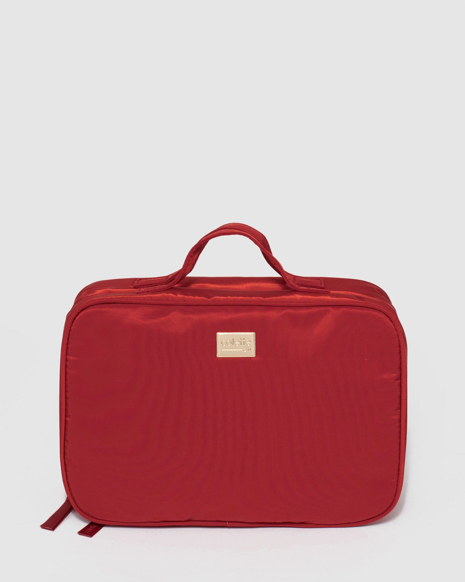 Red Fold Out Cosmetic Case | colette hayman