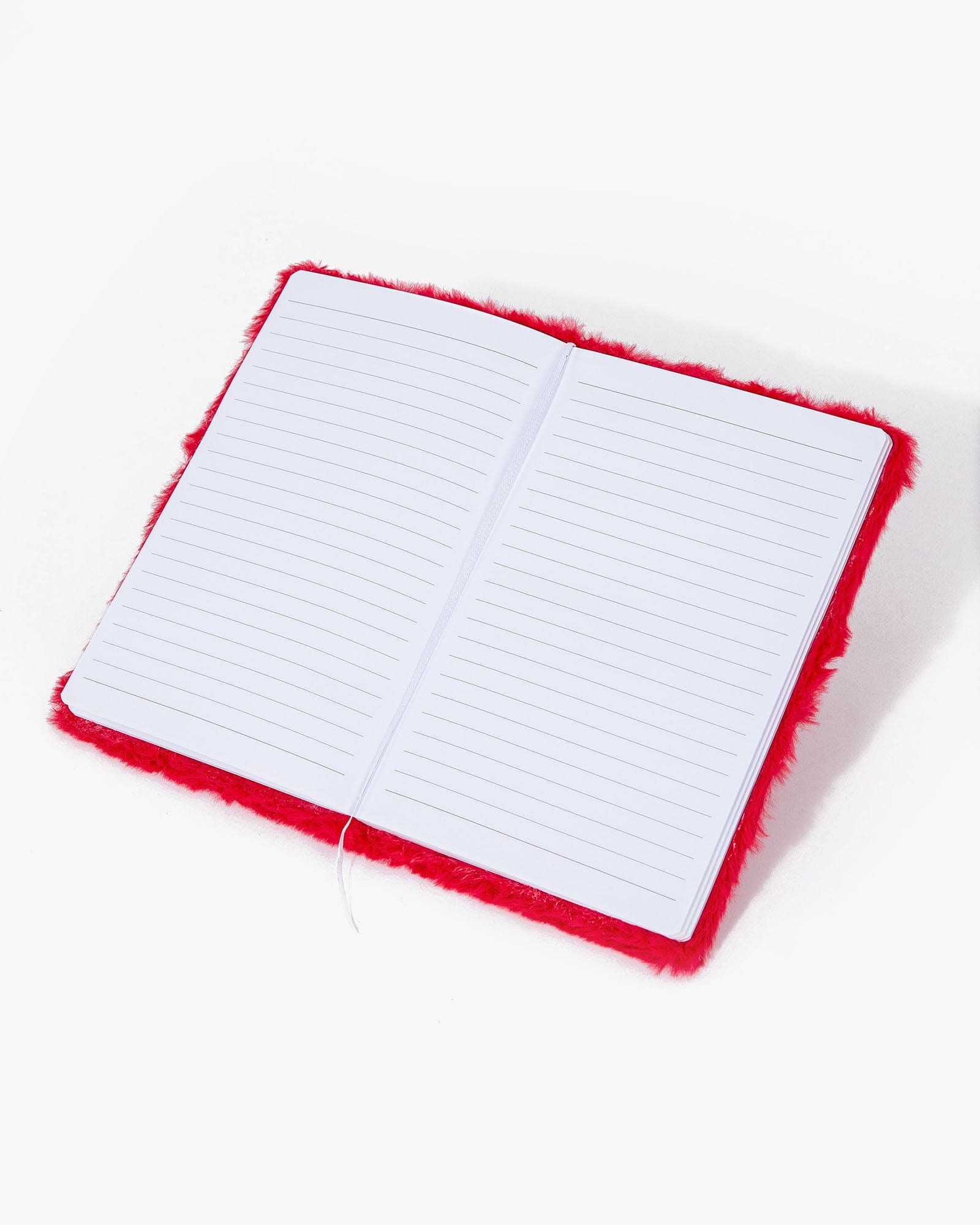 Red Plain Fluffy Notebook | colette hayman