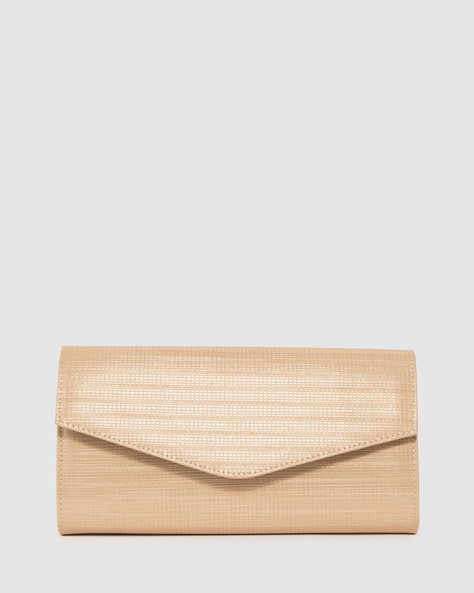 Rose Gold Breena Envelope Clutch Bag | colette hayman