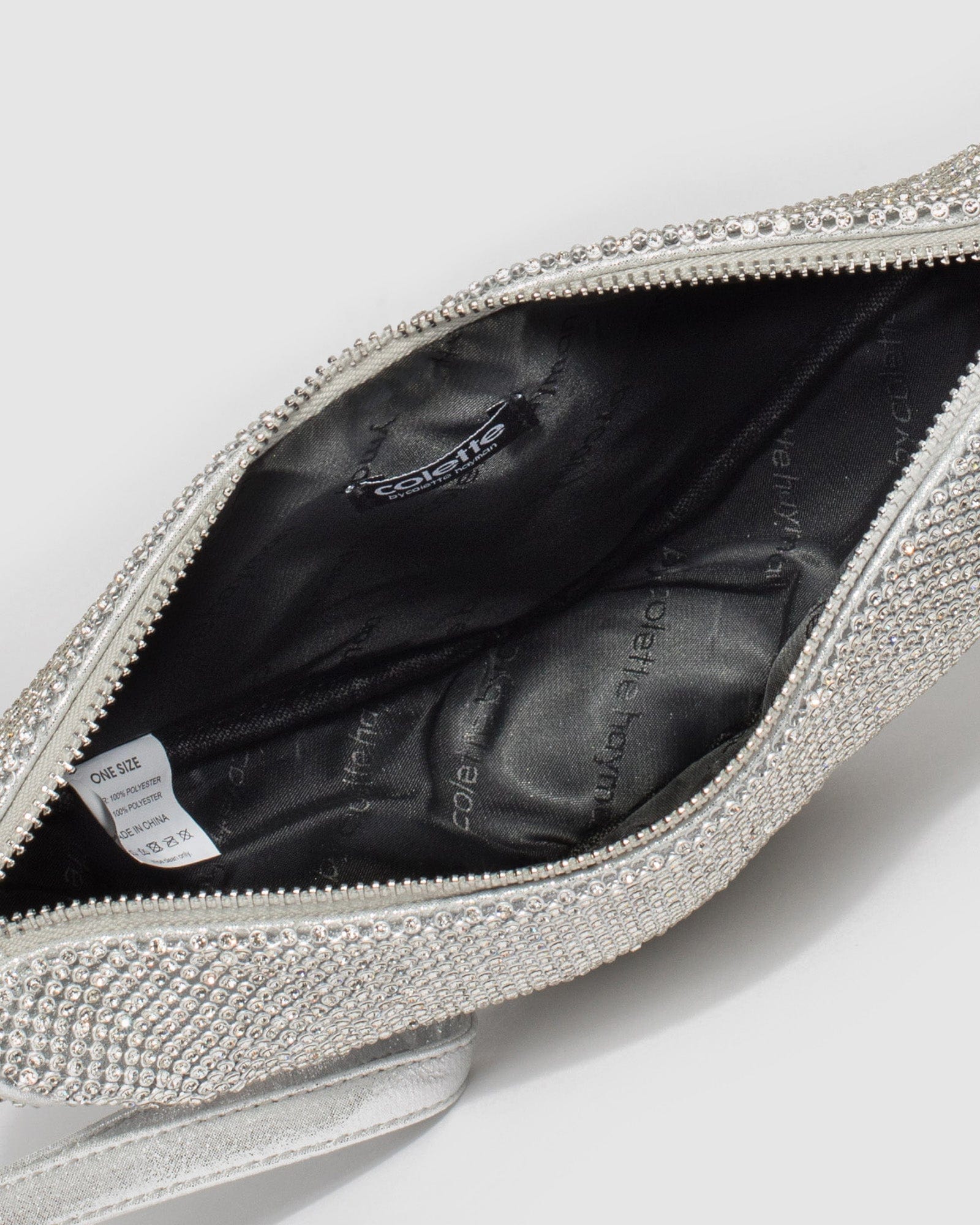 Silver Amy Triangle Clutch Bag Online | Colette Hayman