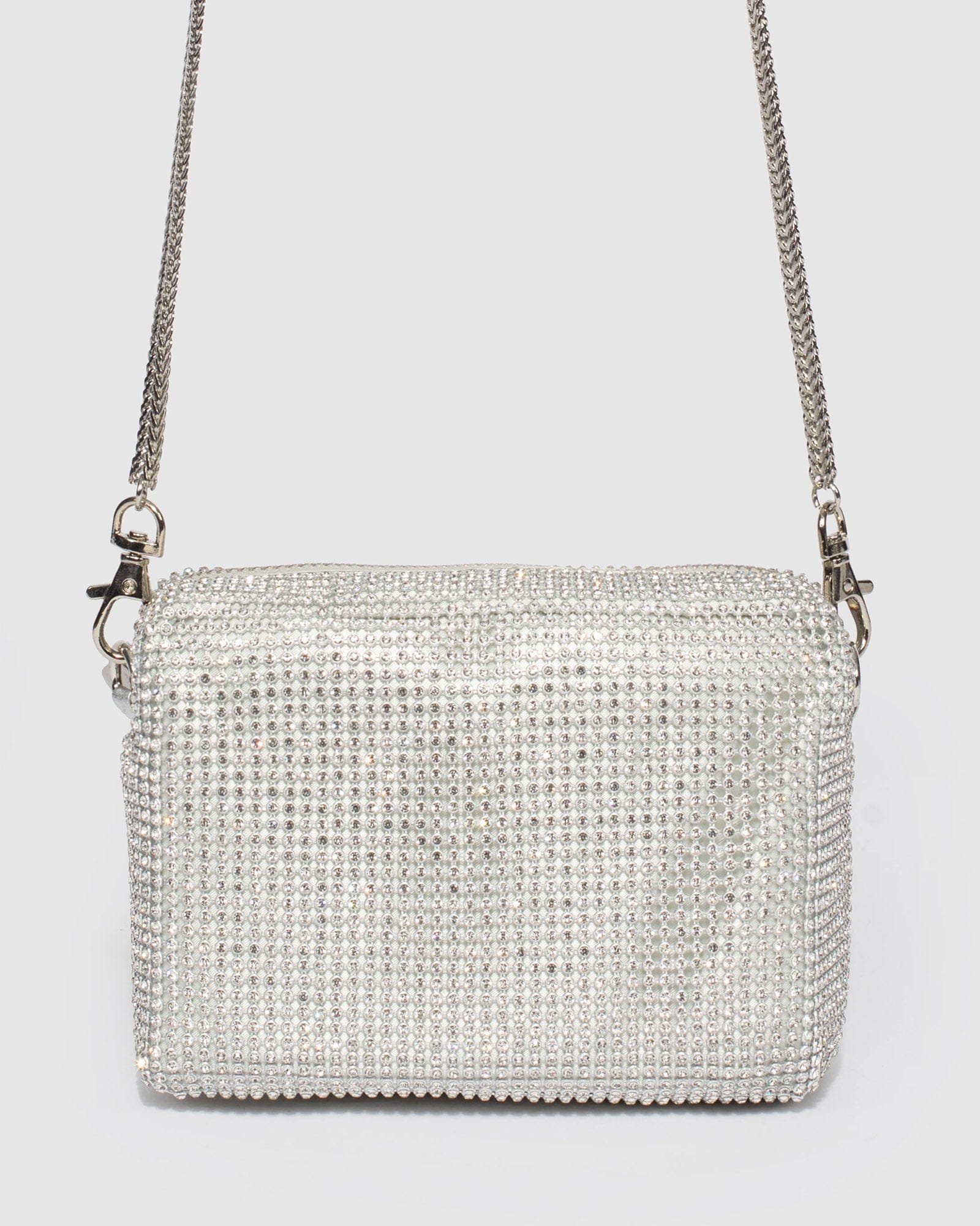 Silver Crystal Suri Bag Online | Colette Hayman