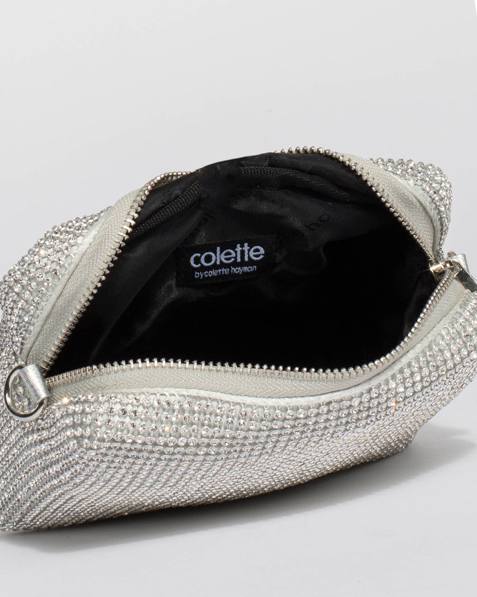 Silver Crystal Suri Bag Online | Colette Hayman