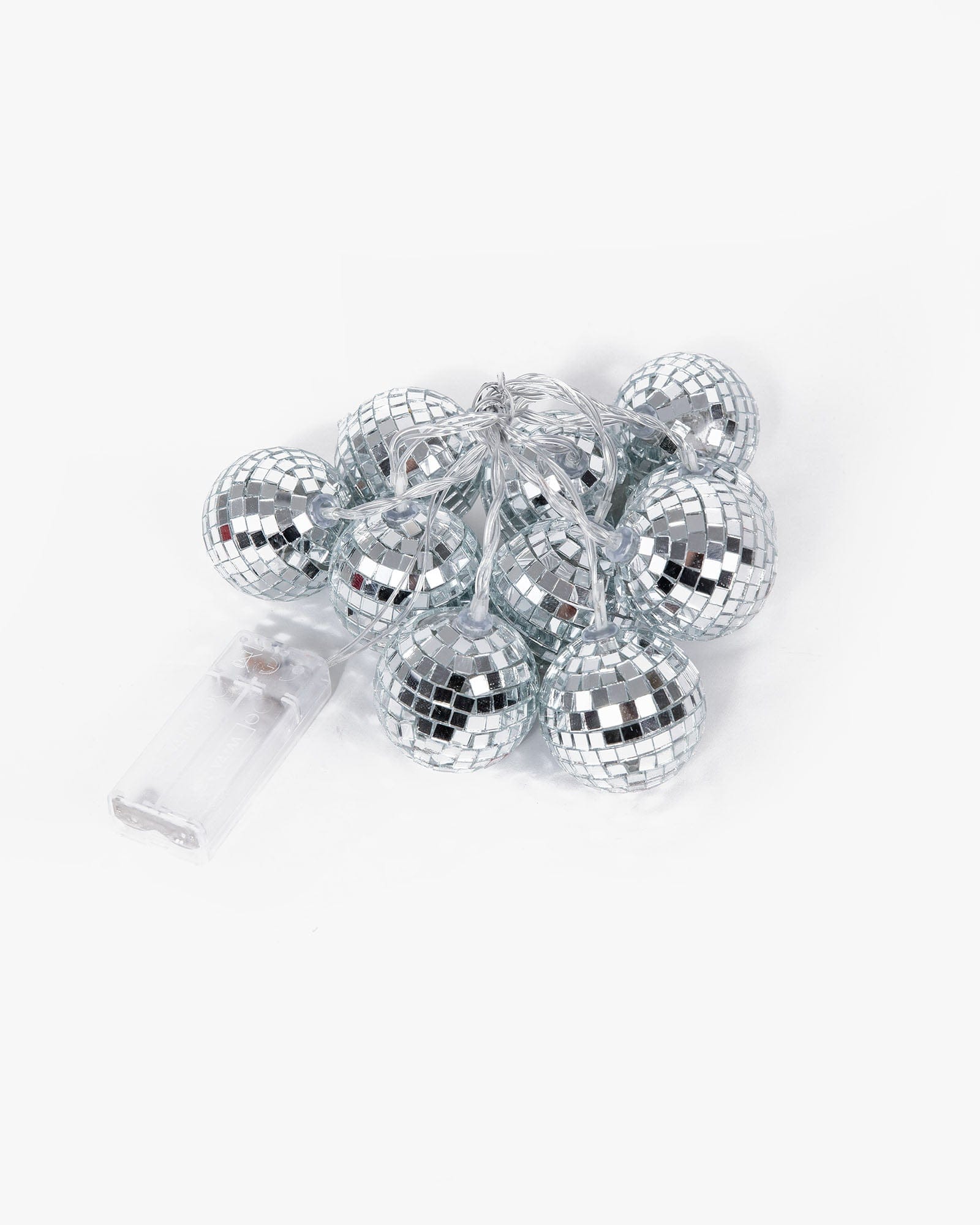 Silver Disco Ball String Lights | colette hayman