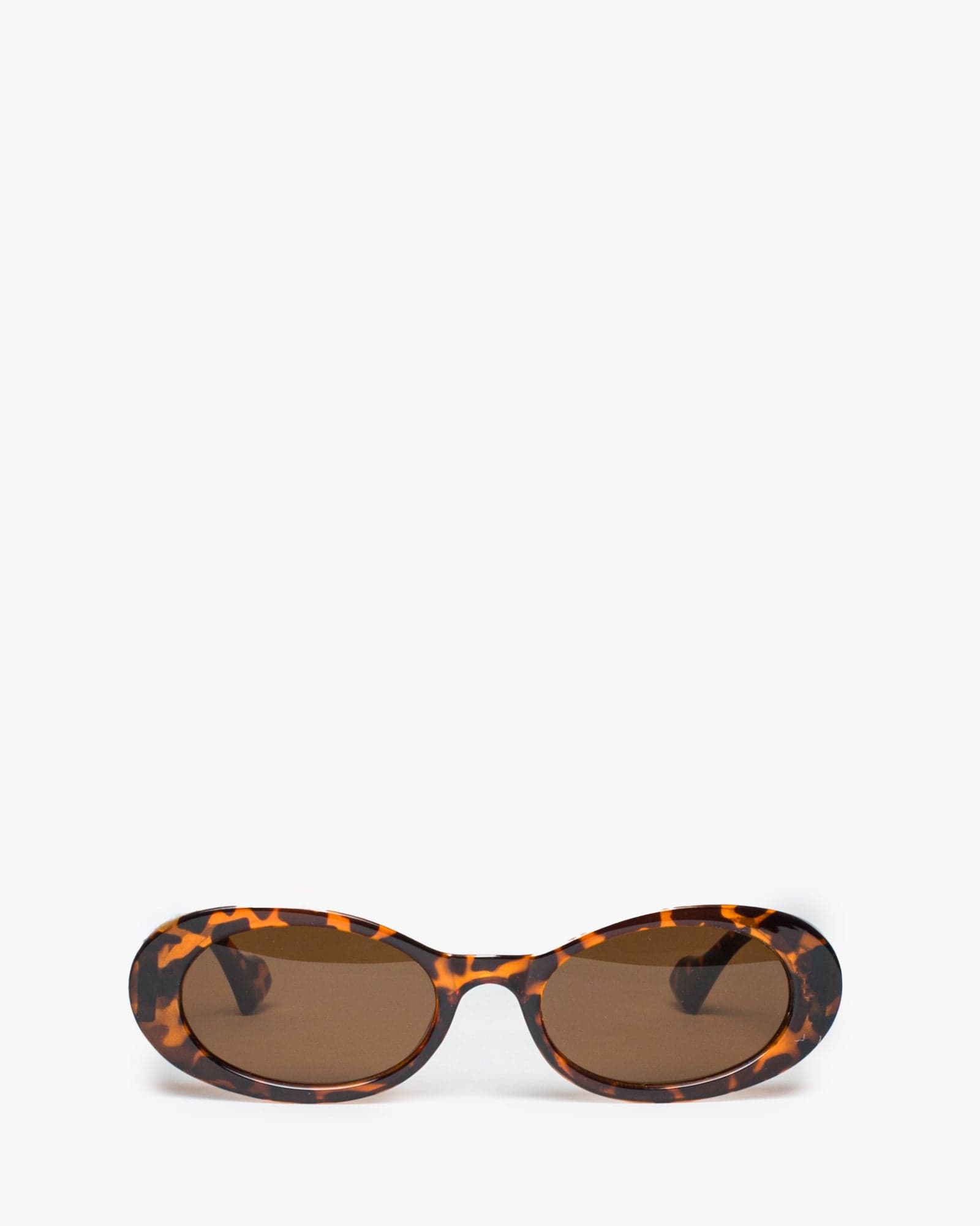 Tortoiseshell Oval Plain Sunglasses | colette hayman