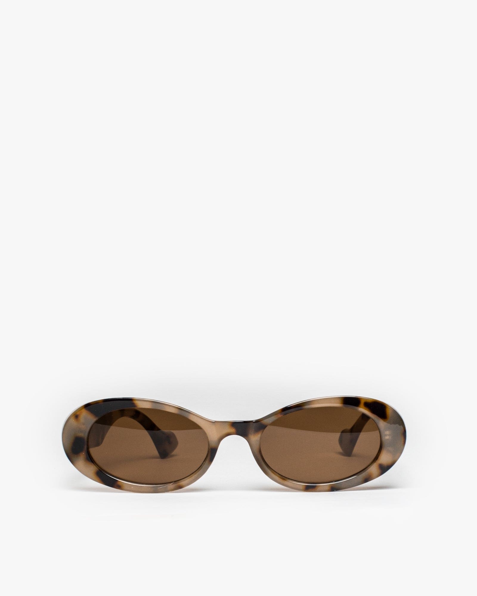 Tortoiseshell Oval Plain Sunglasses | colette hayman