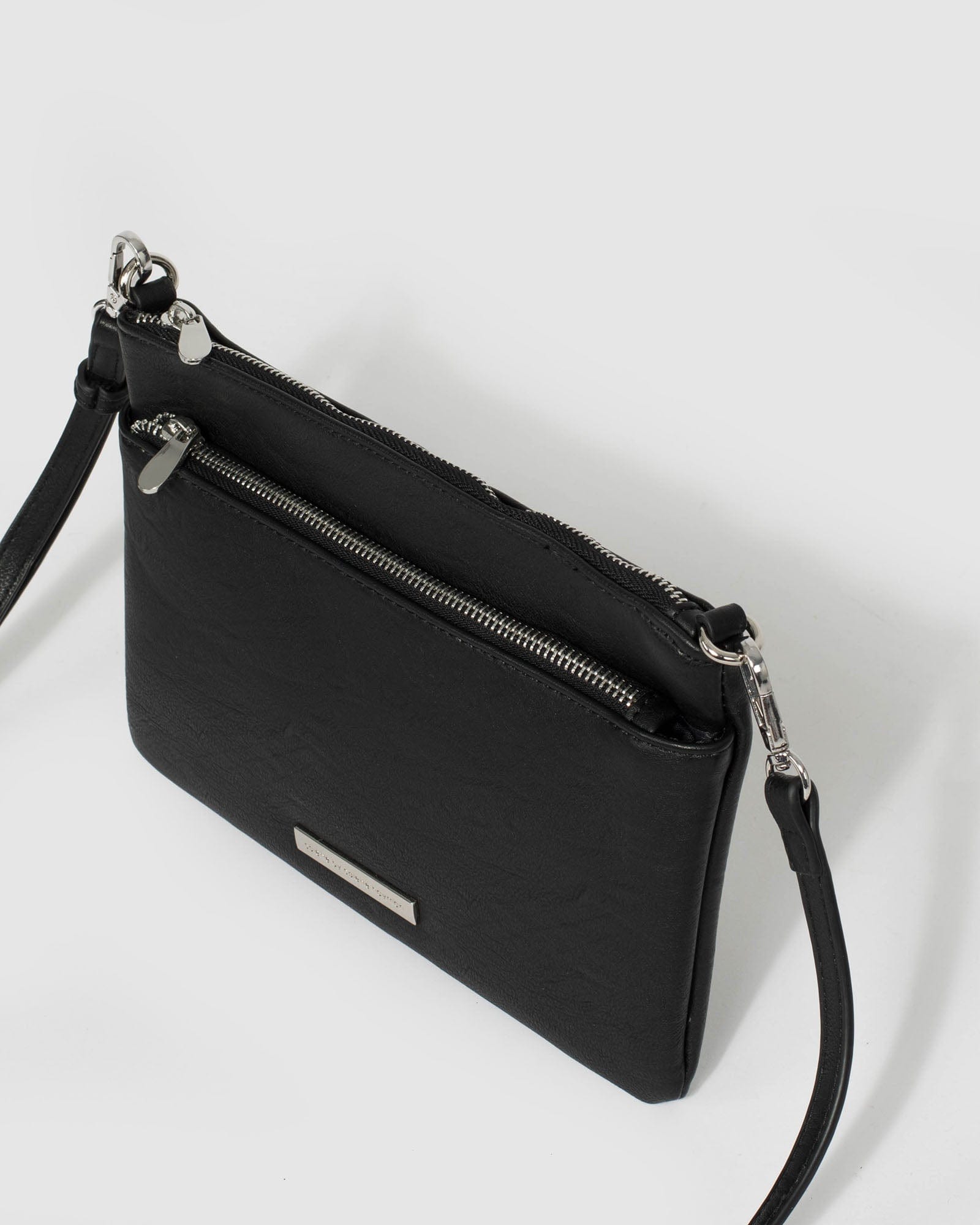 Black Demi Double Purse