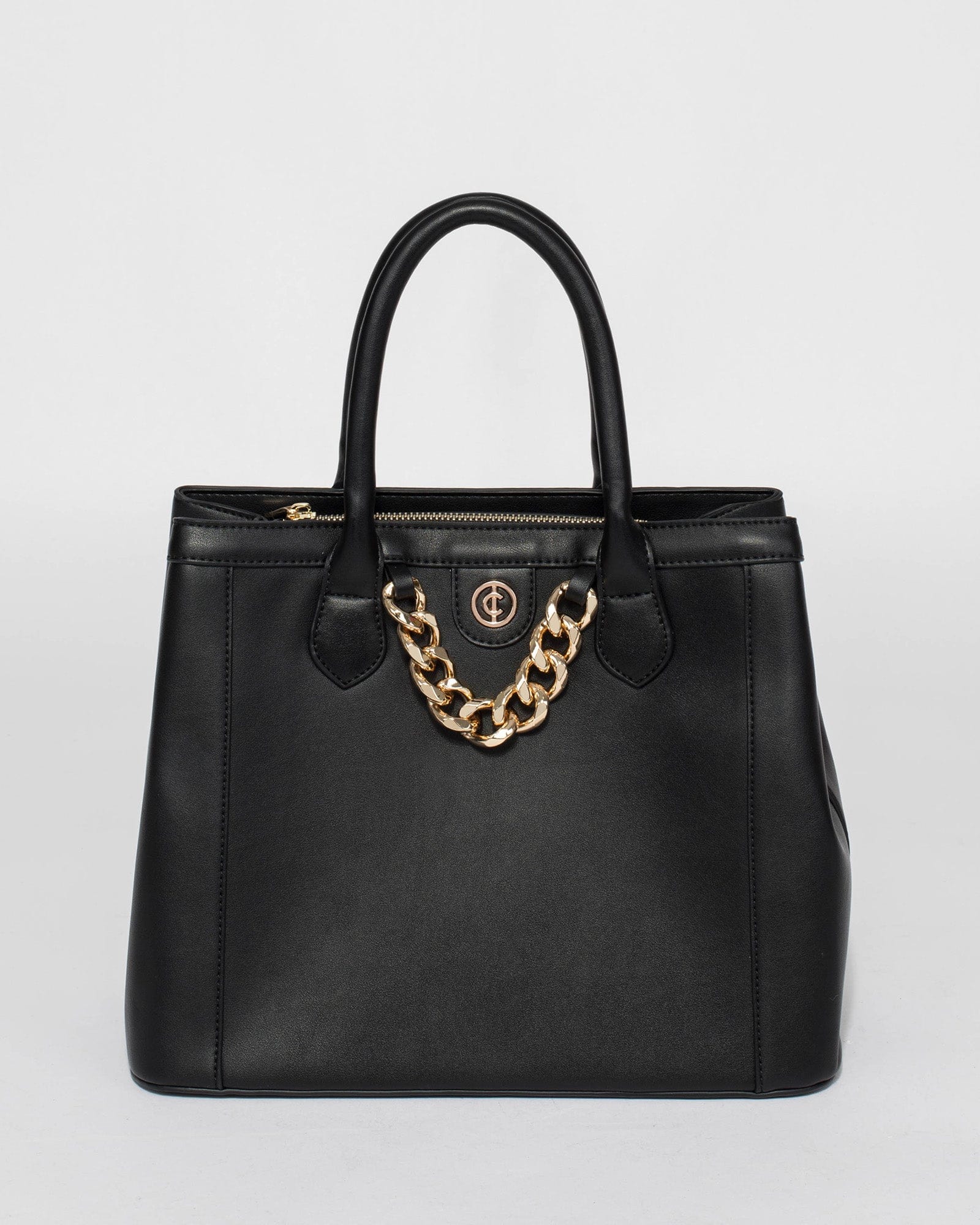 Black Finley Chain Tote Bag Online