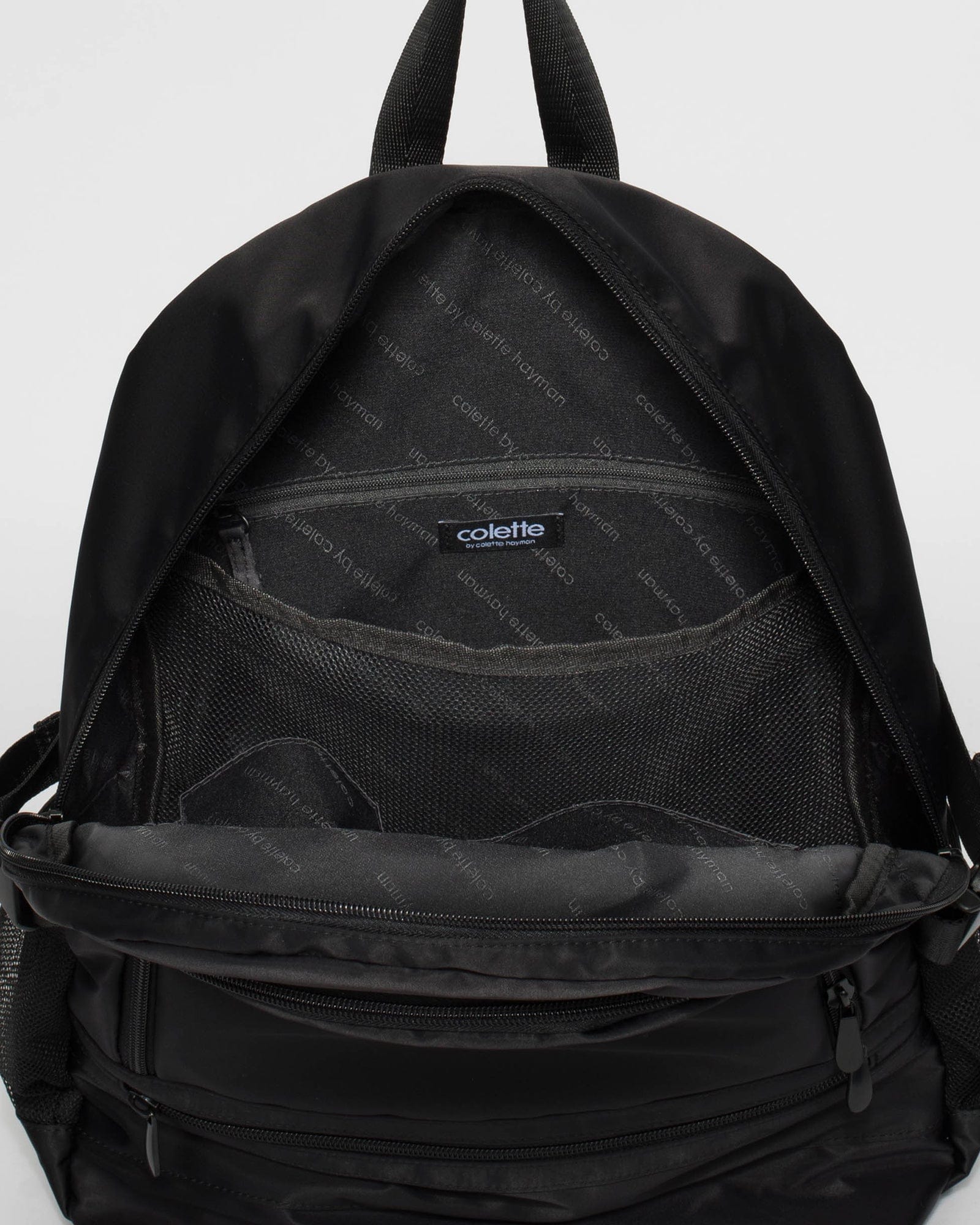 Black Lola Travel Backpack Online | Colette Hayman