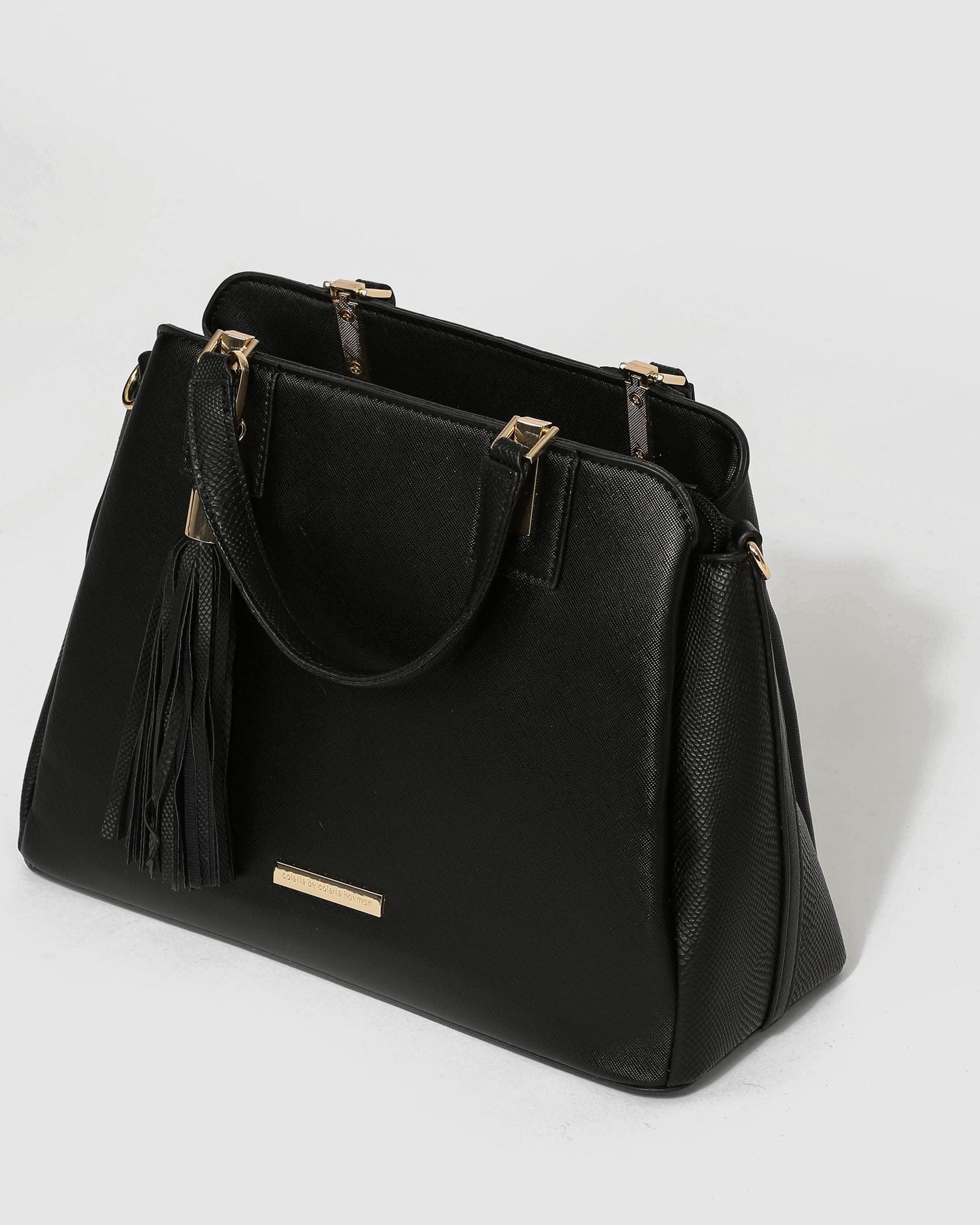 Black Toni Tassel Tote Bag Online