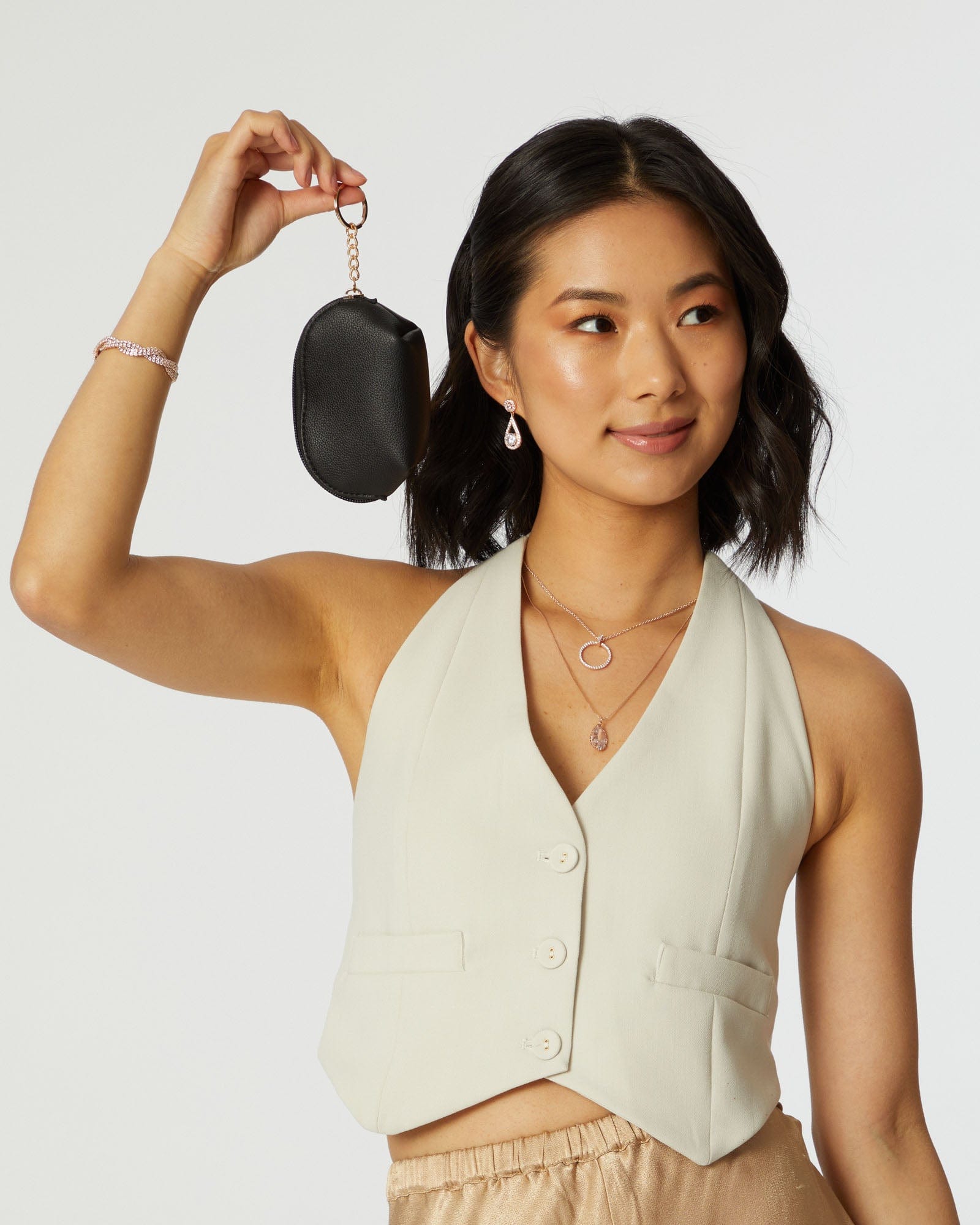 Black Wanda Purse Pouch