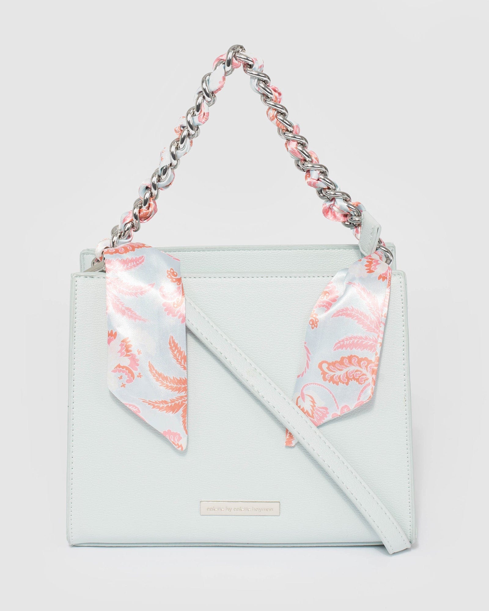 Blue Dion Braided Chain Bag