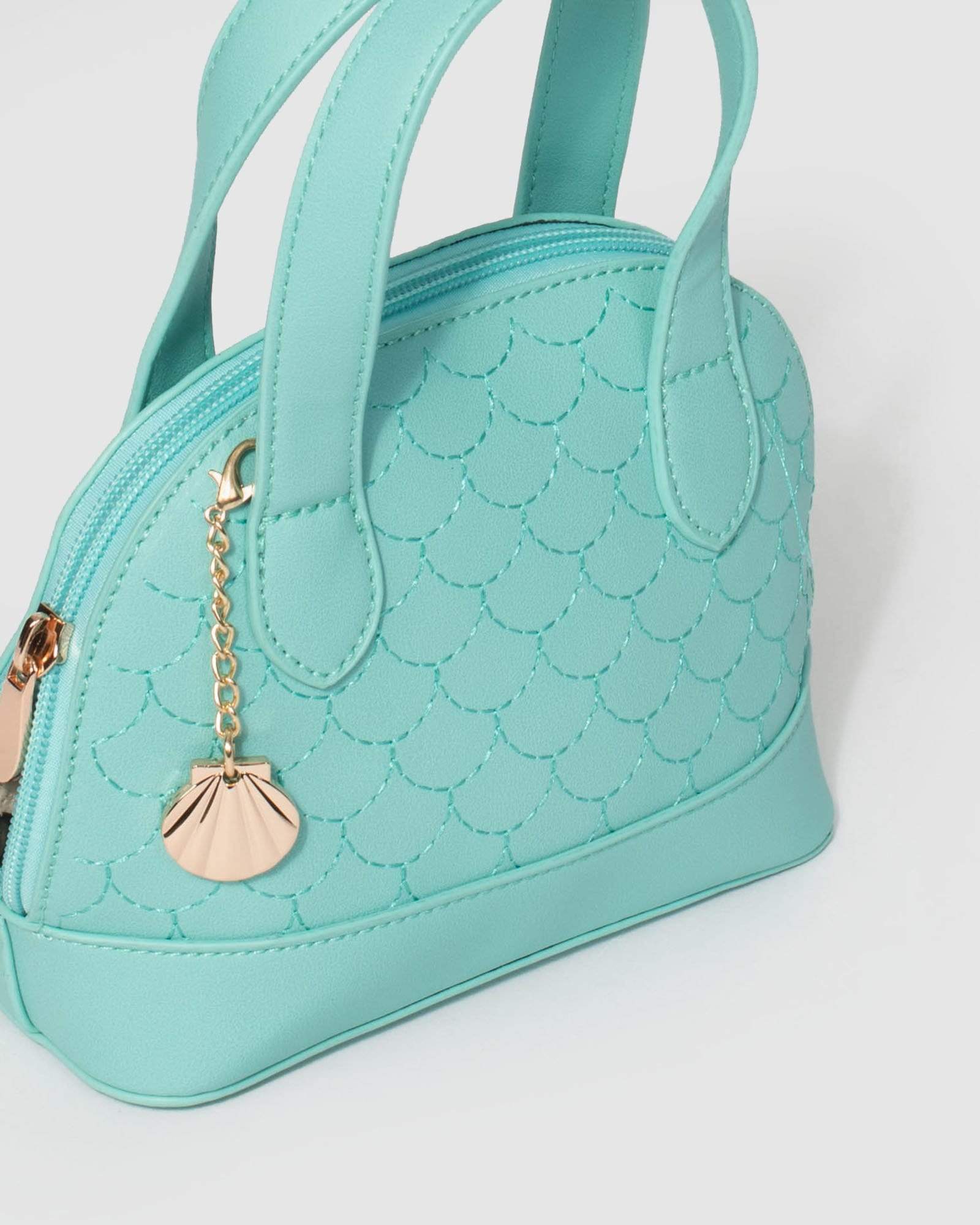 Blue Kids Monica Shell Bag Online | Colette Hayman