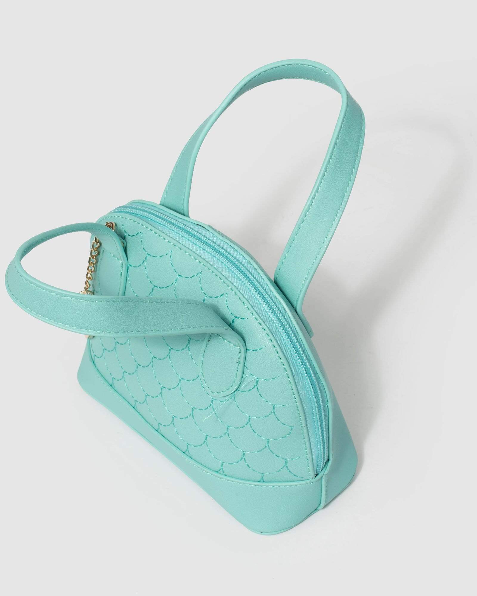 Blue Kids Monica Shell Bag Online | Colette Hayman