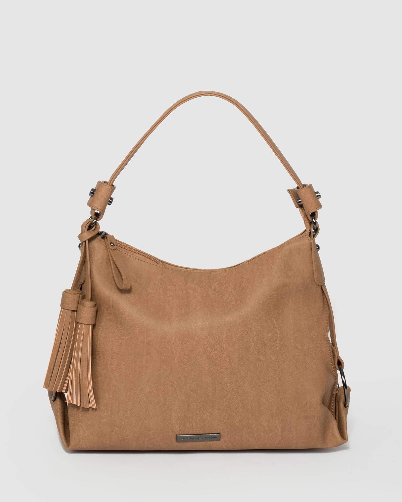 Caramel Natalie Slouch Tote Bag