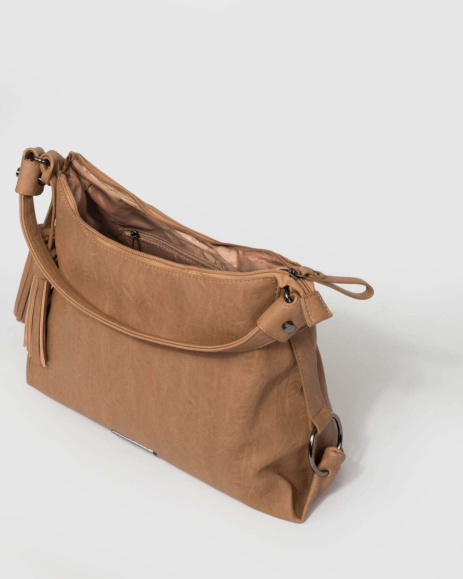 Caramel Natalie Slouch Tote Bag