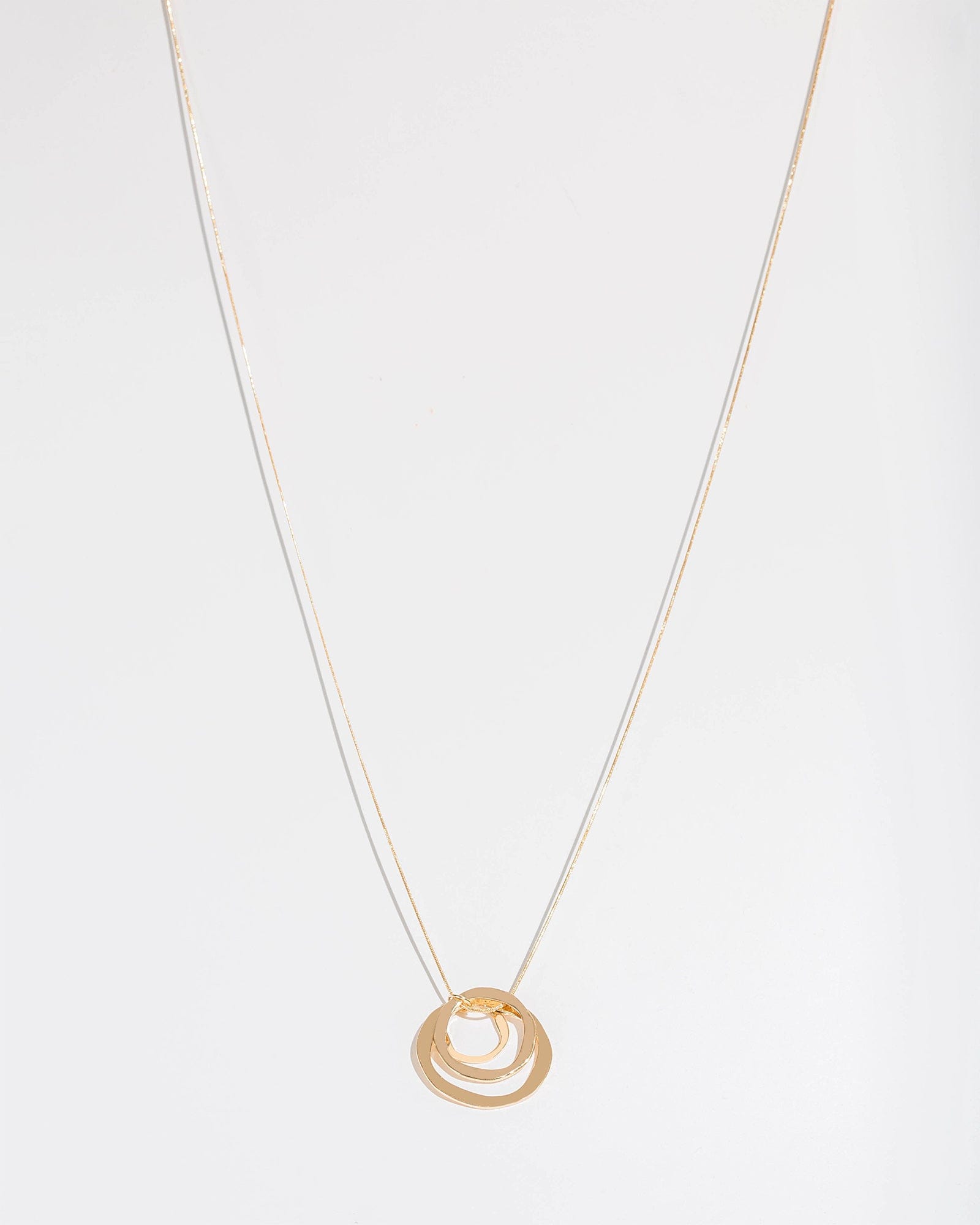 Gold Loops Long Necklace
