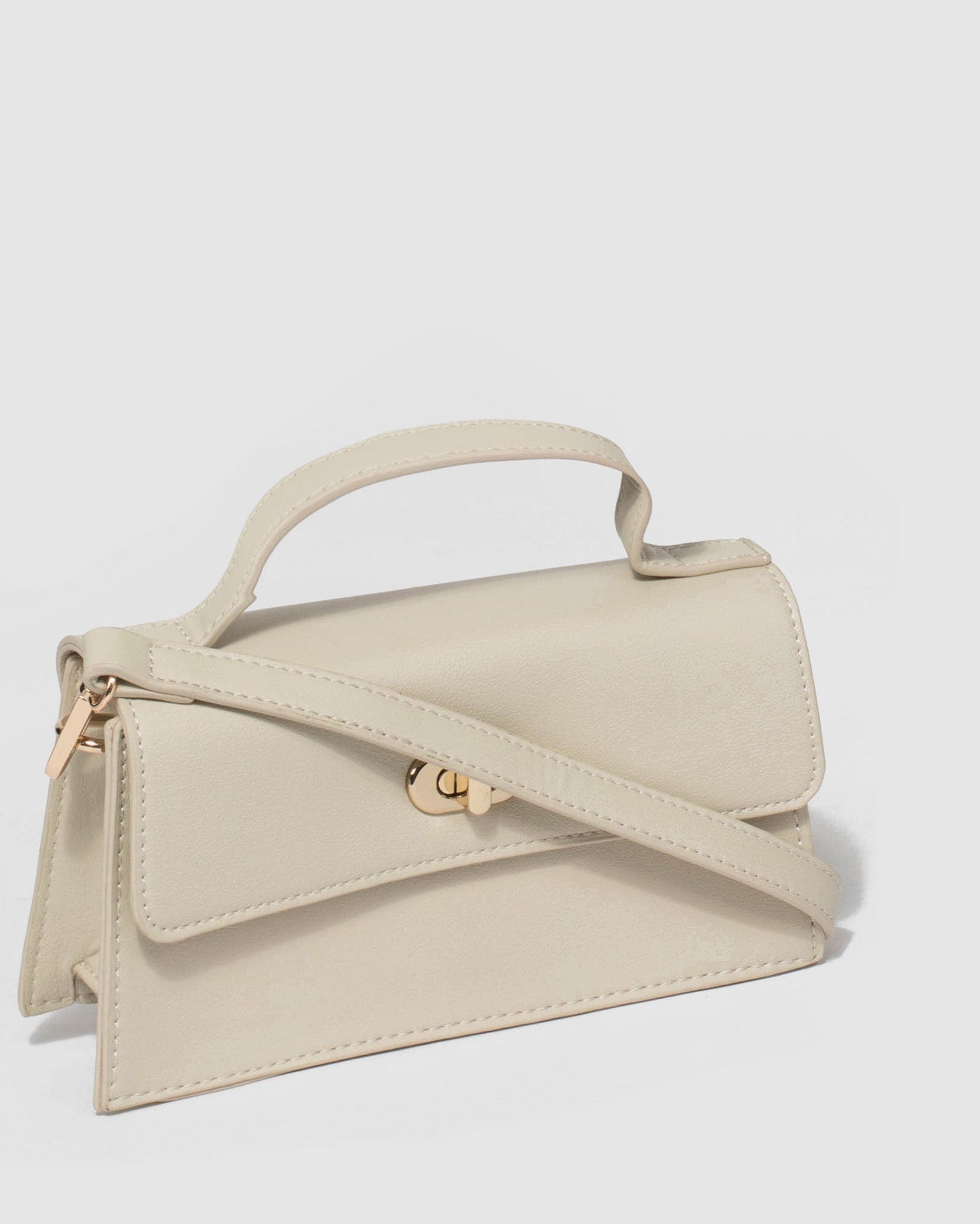 Ivory Luna Lock Mini Bag