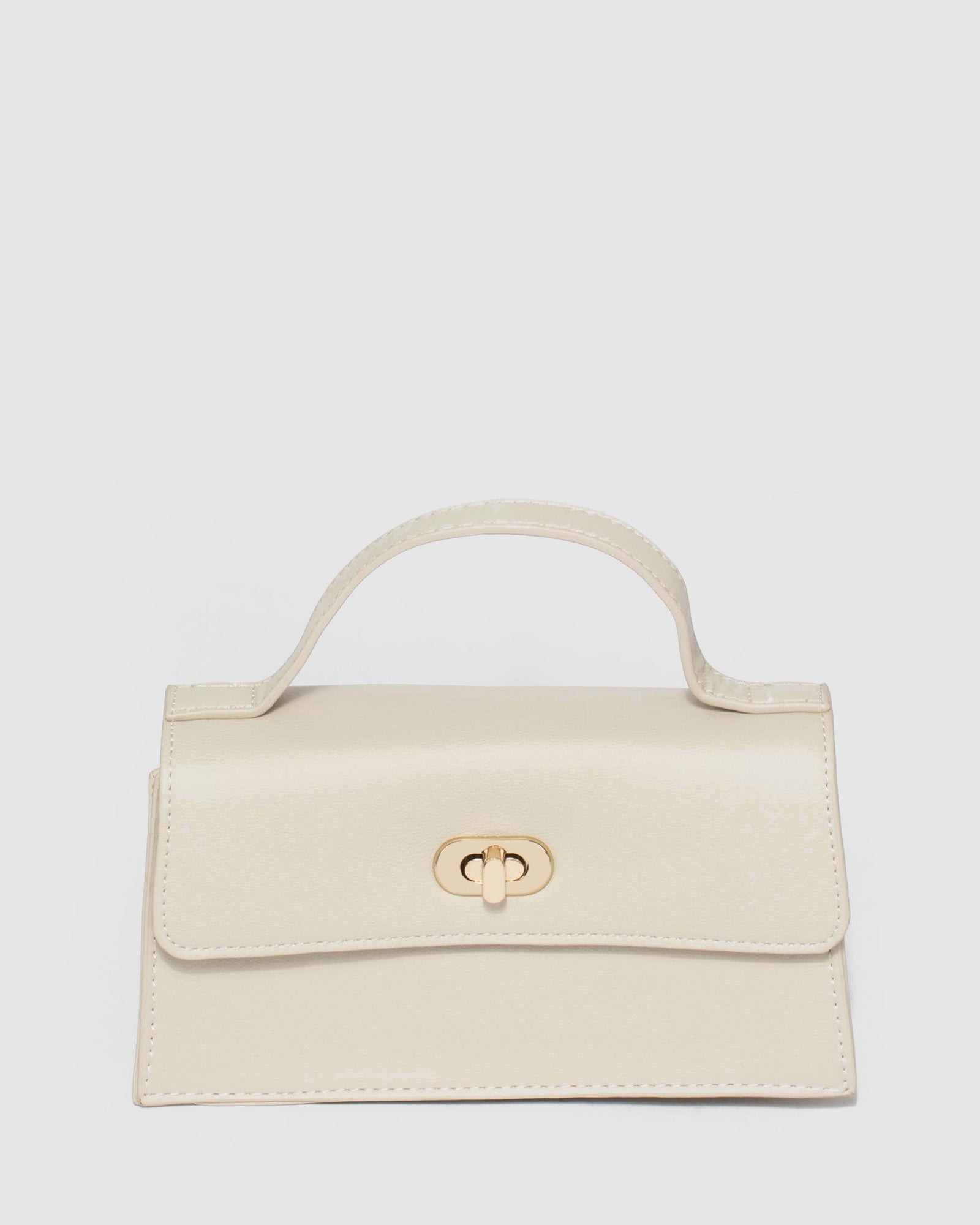 Ivory Luna Lock Mini Bag