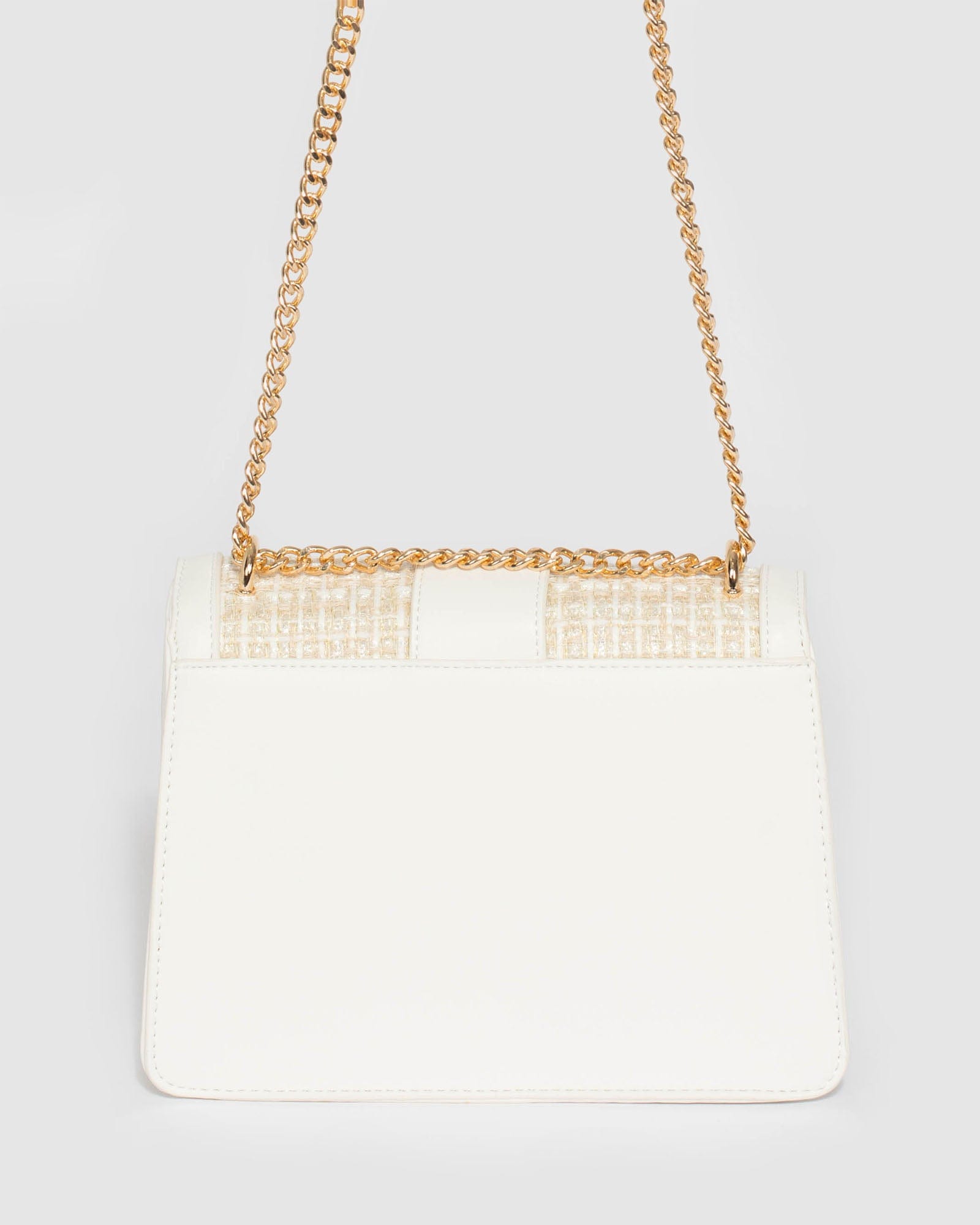 Ivory Rachel Buckle Crossbody Bag