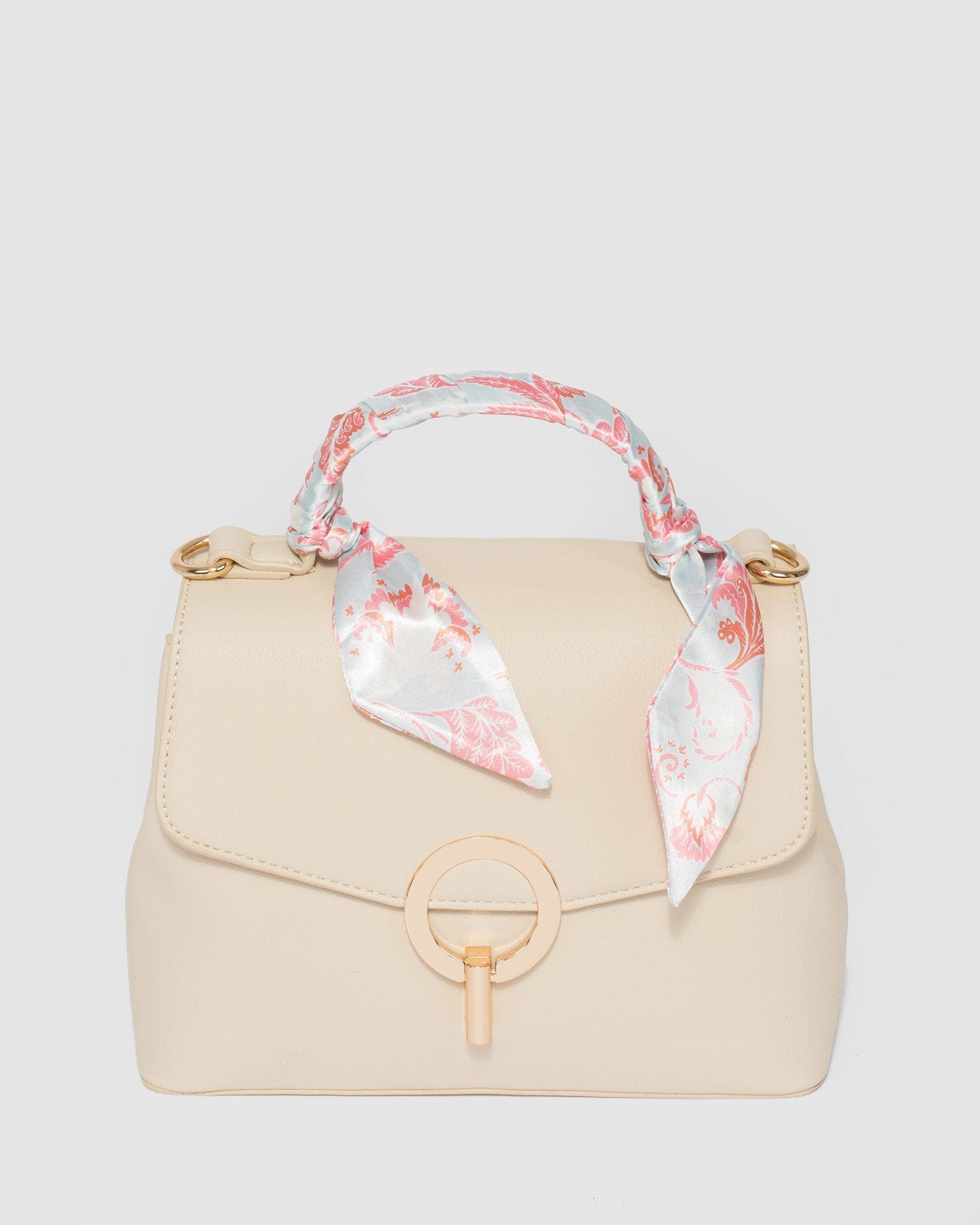 Ivory Radha Small Scarf Tote Bag