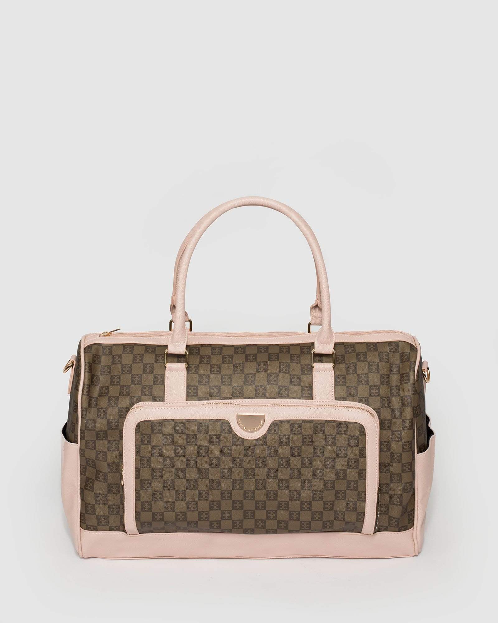 Monogram Imogen Pocket Weekender Bag Online | Colette Hayman