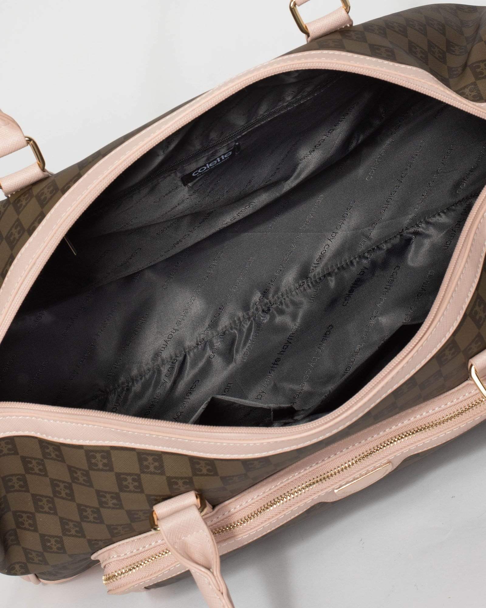 Monogram Imogen Pocket Weekender Bag Online | Colette Hayman