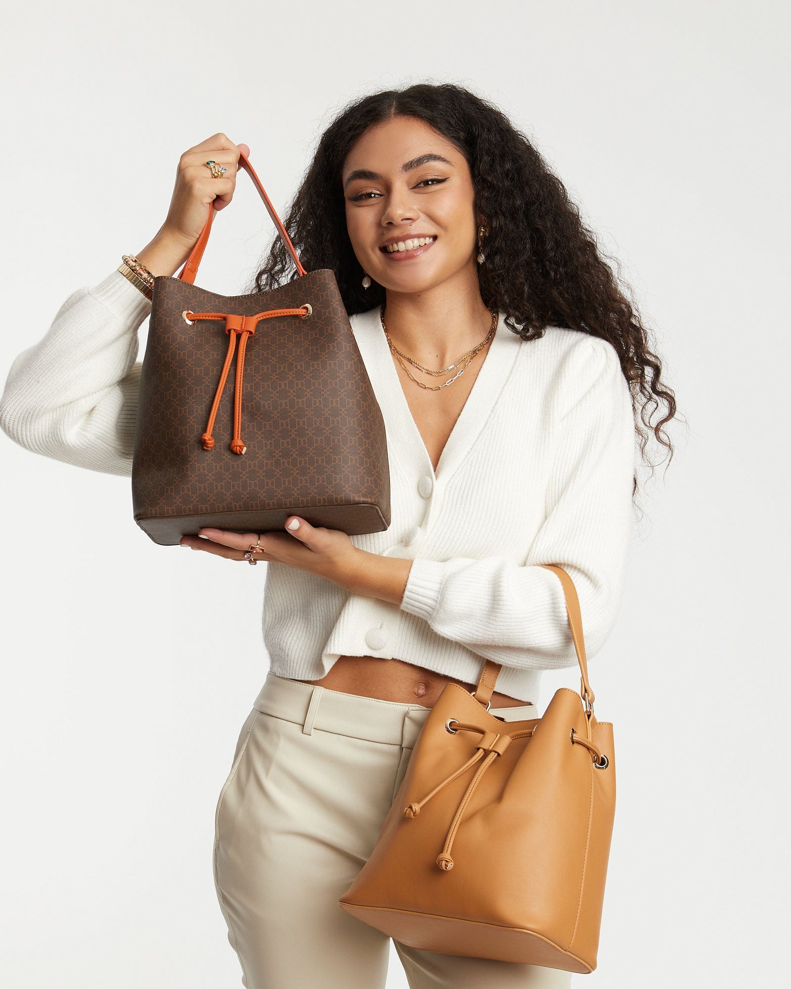 Monogram Jordan Bucket Bag Online | Colette Hayman